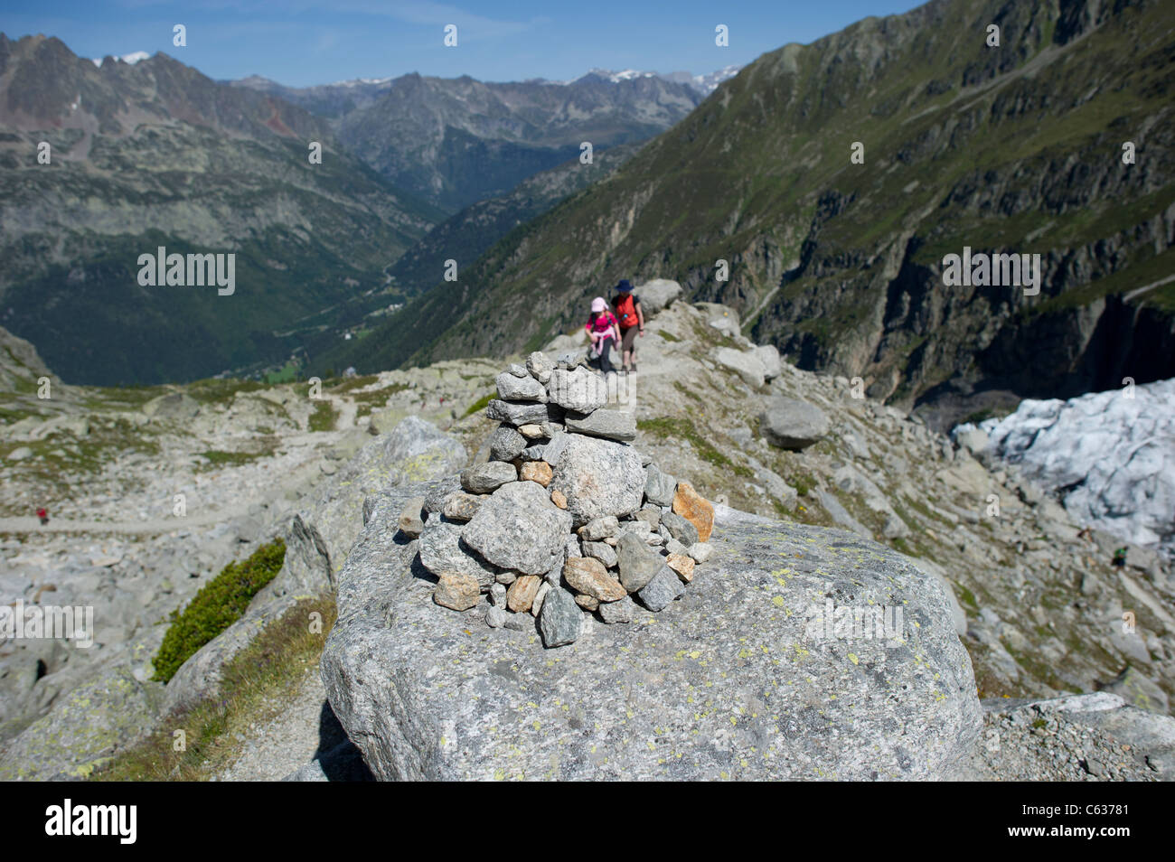 Walkers on rocky path hi-res stock photography and images - Alamy