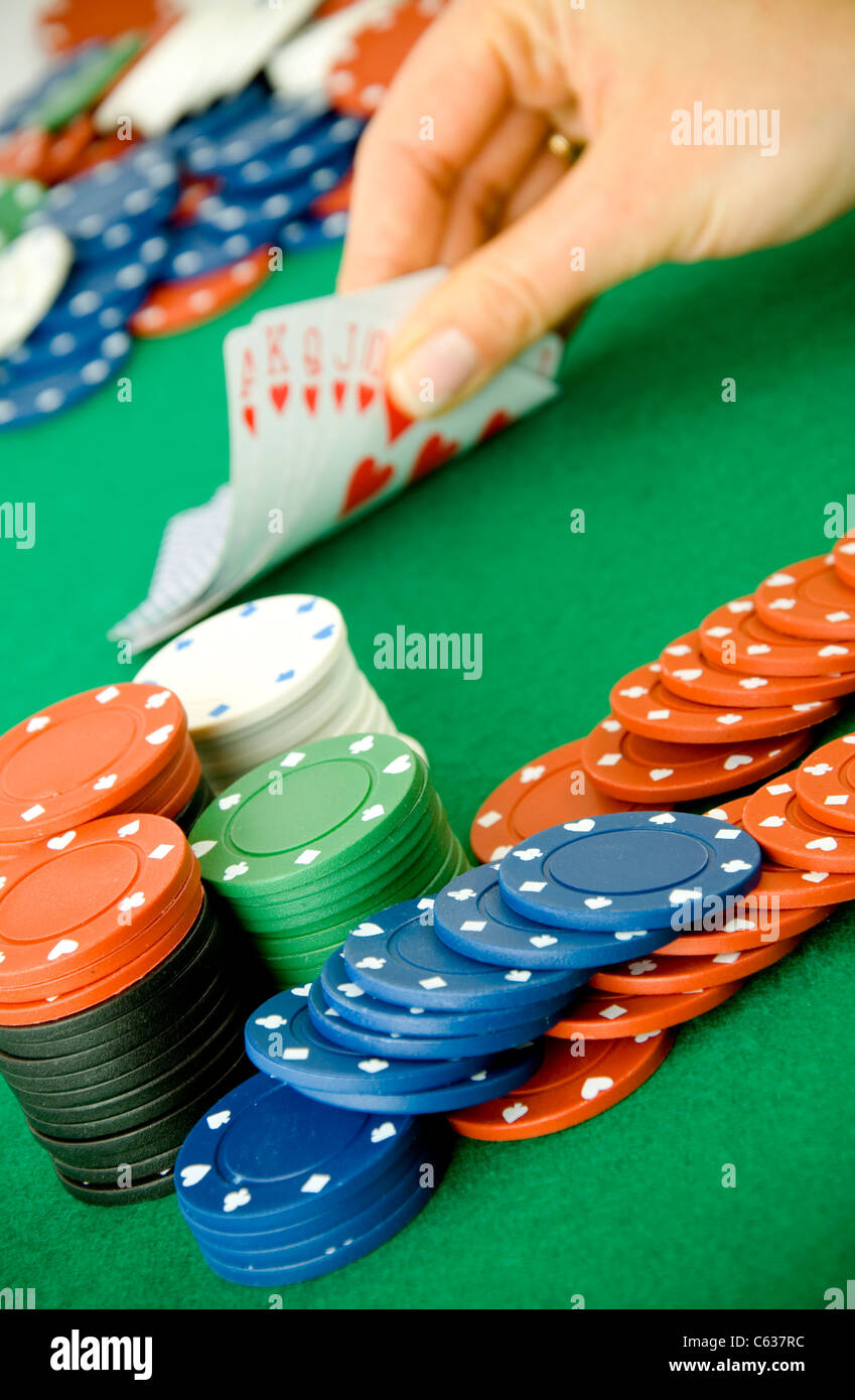 Cassino table hi-res stock photography and images - Alamy