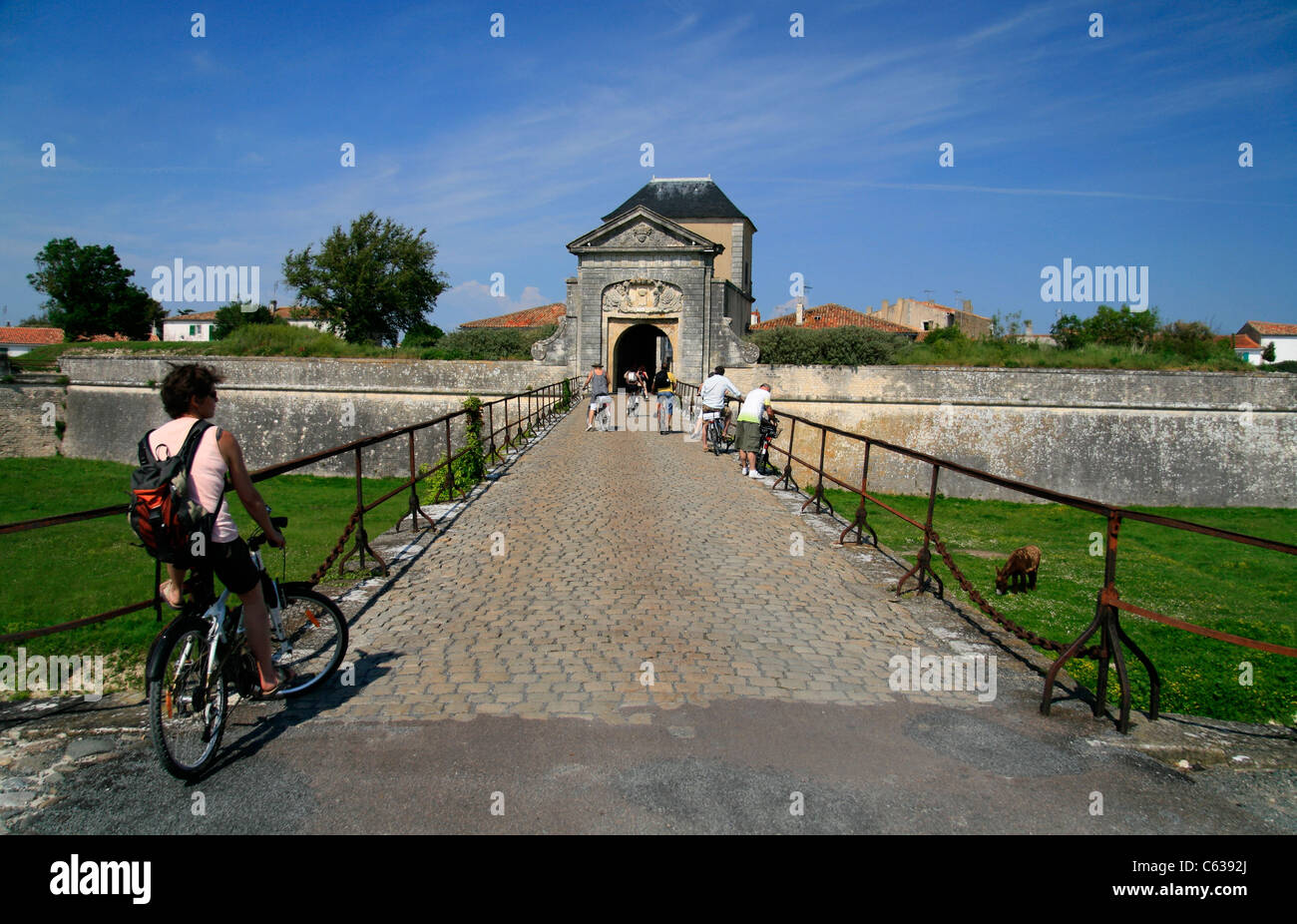 The door Thoiras (Vauban fortification) , entrance to the town of Saint ...