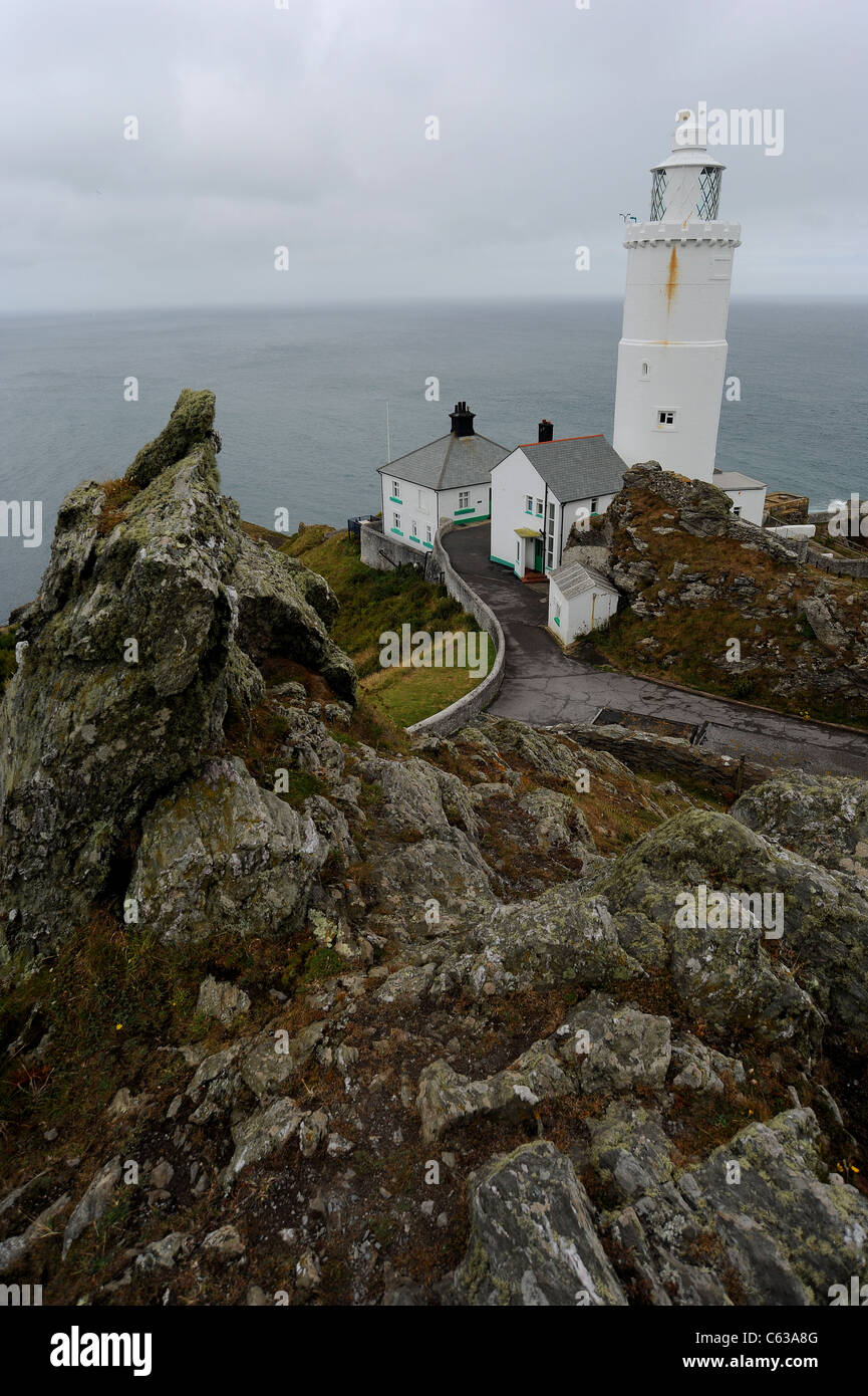 Start Point Lighthouse on the South Devon coast Stock Photo - Alamy