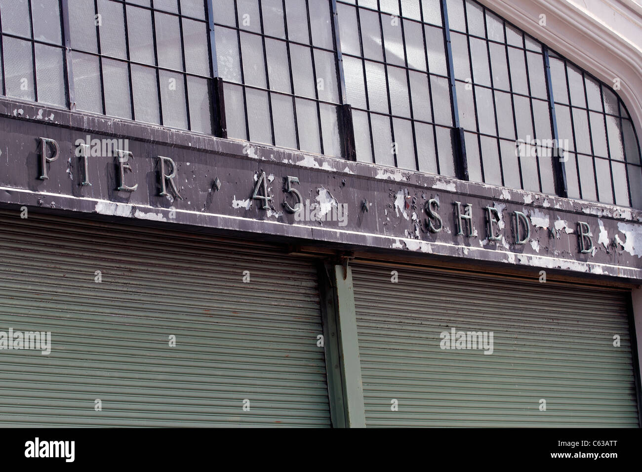 San Francisco. Fisherman's Wharf, Pier 45 shed B Stock Photo - Alamy