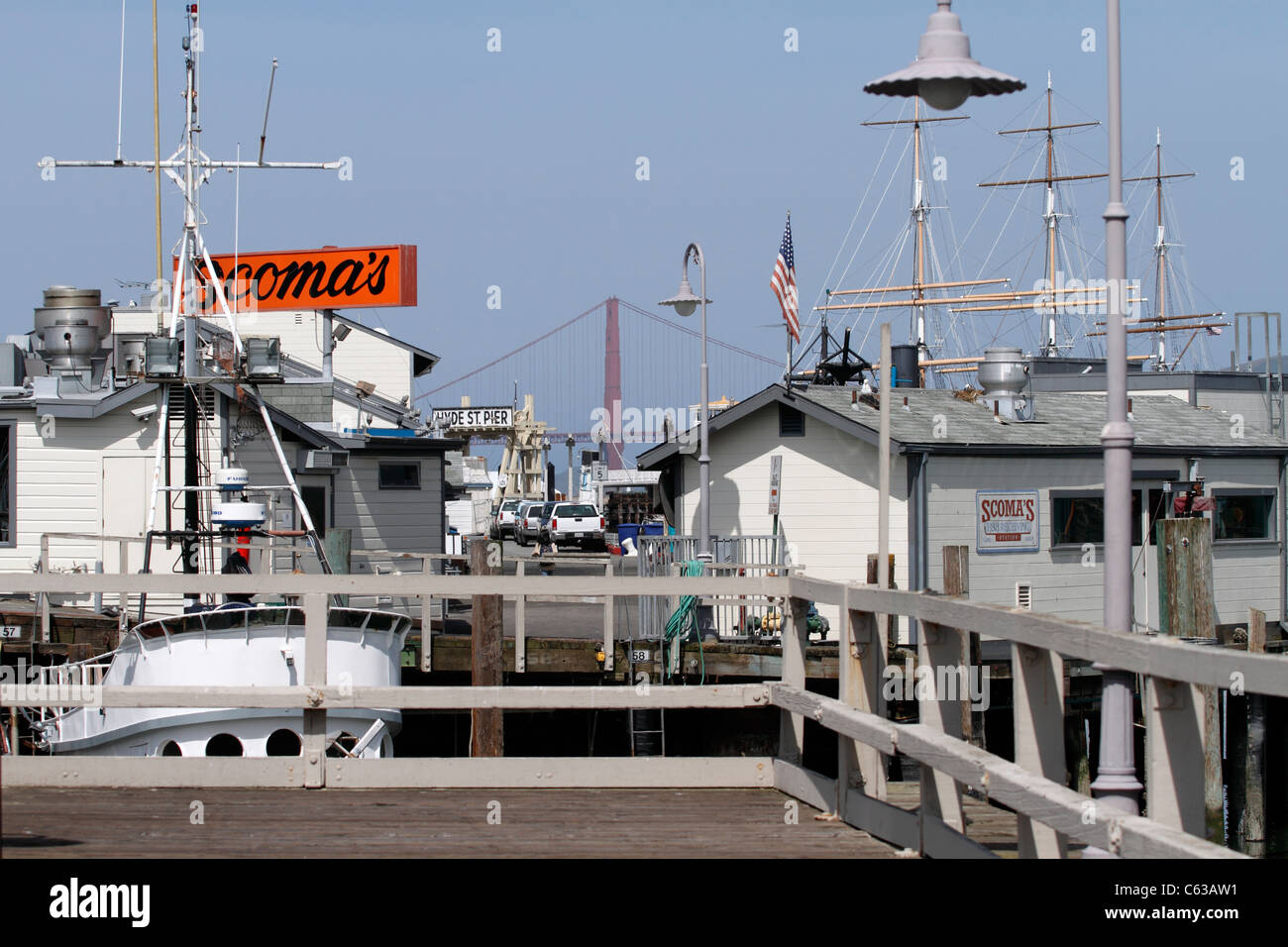San Francisco. Fisherman's Wharf, Pier 45 Scomas Fish receiving station ...