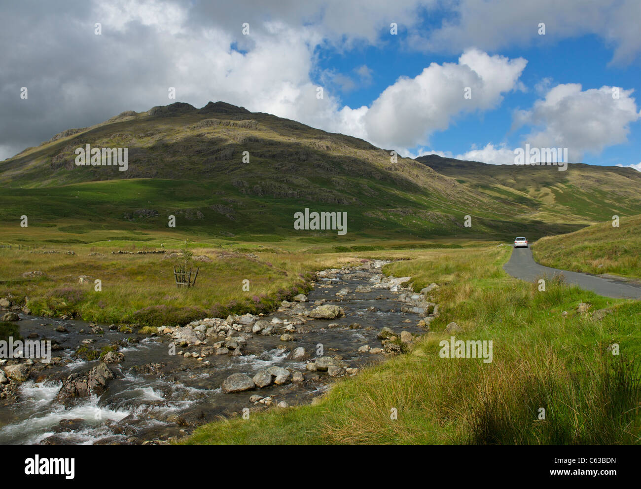 The River Duddon - and Ulpha Fell - at Cockley Beck, Lake District ...