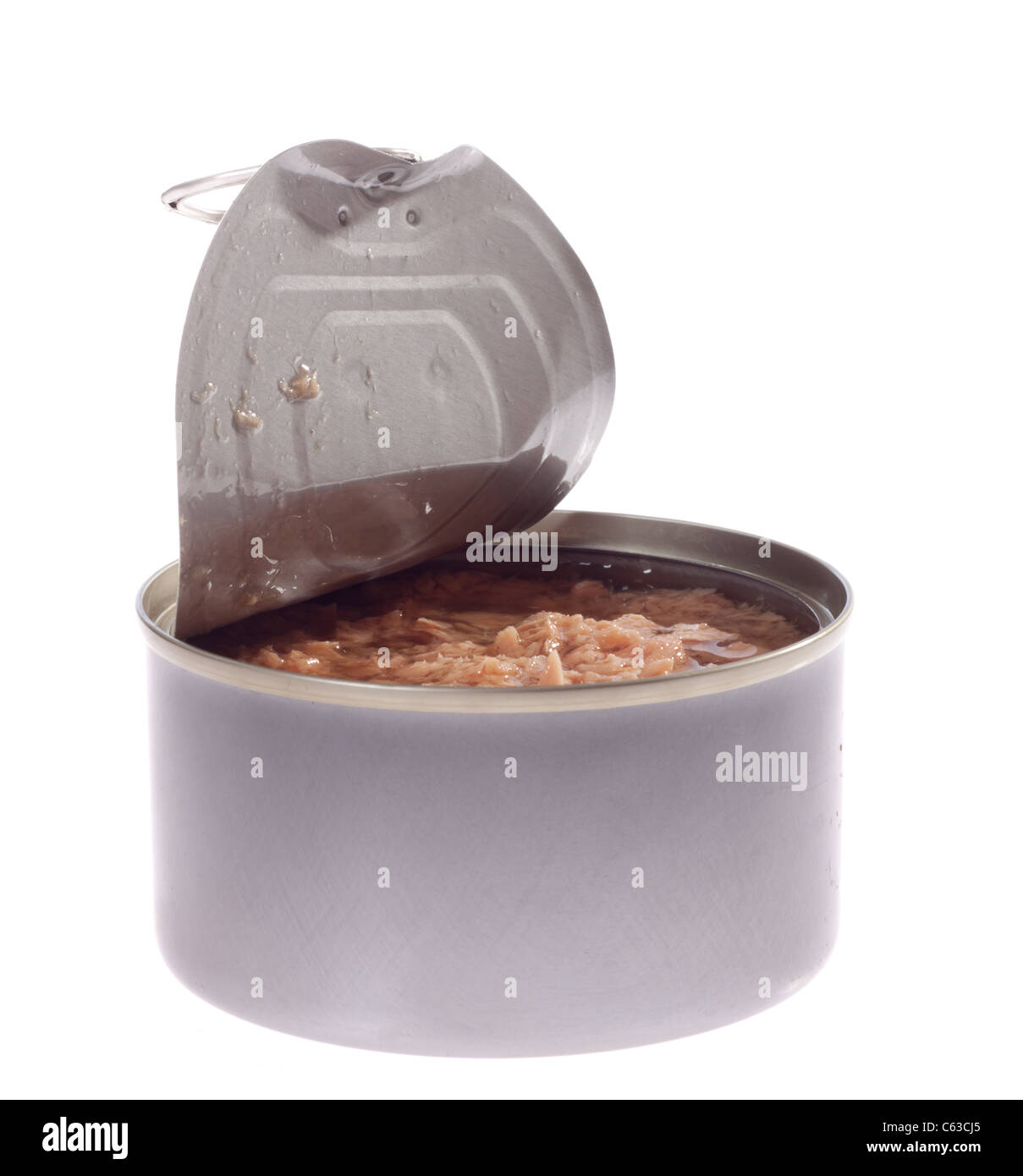 can of tuna isolated on the white Stock Photo - Alamy
