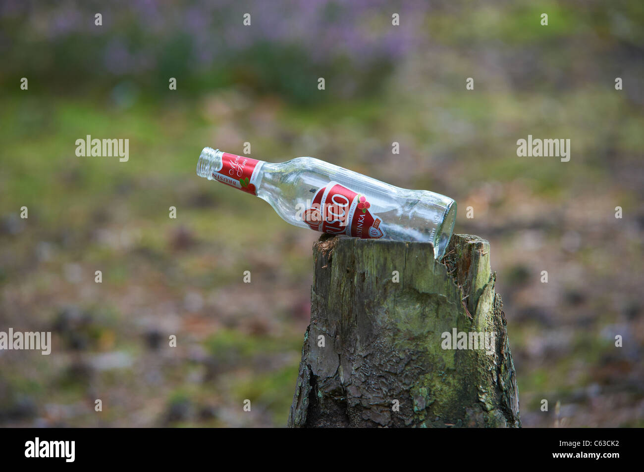 Discarded Garbage in Nature Stock Photo - Alamy
