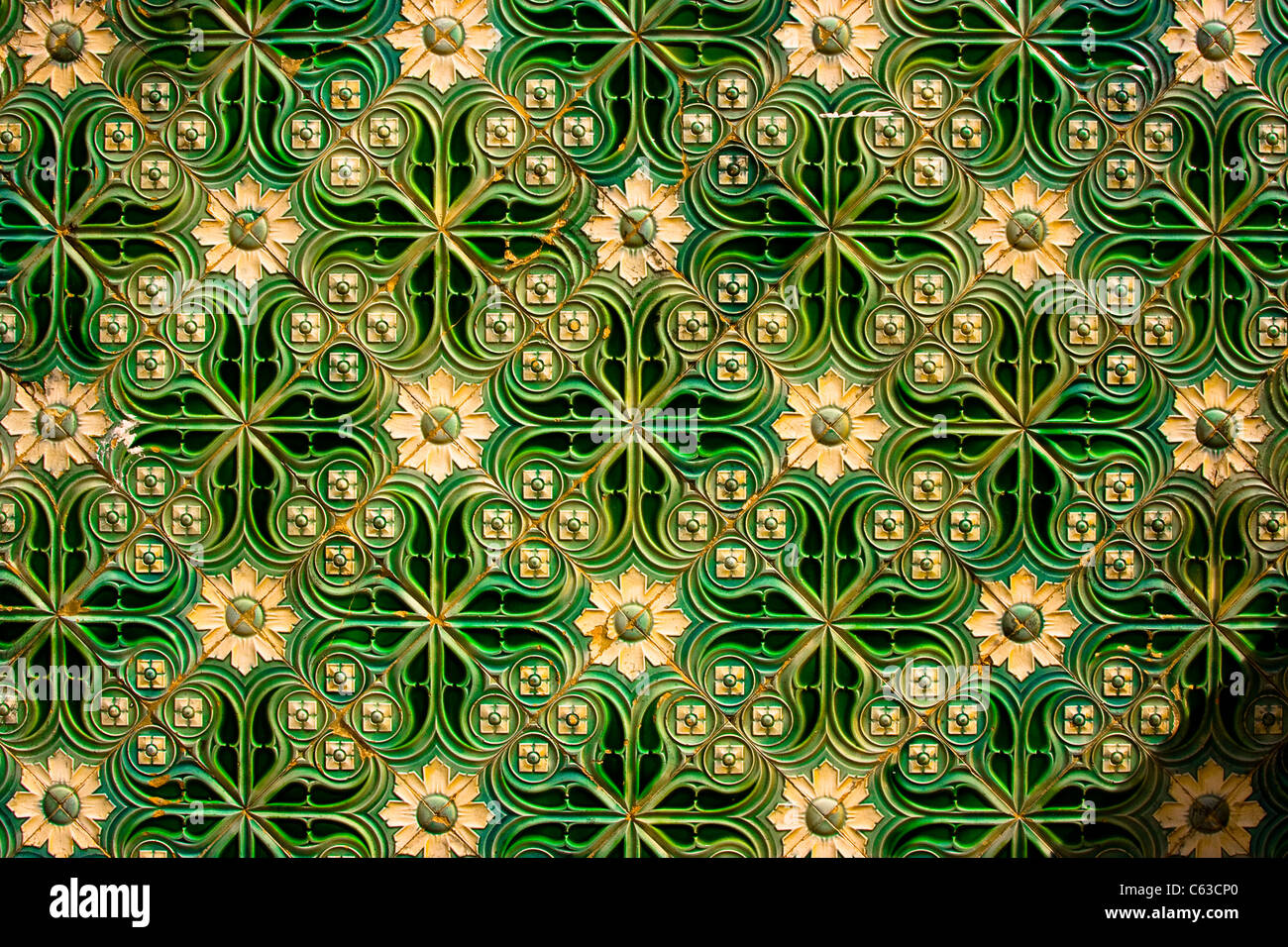 classic repeating ceramic tiles Stock Photo - Alamy