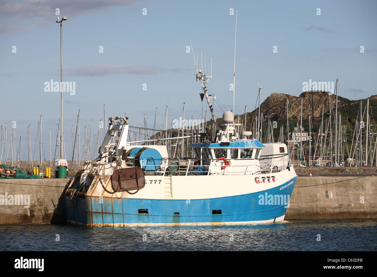 Trawler in Howth Harbour Stock Photo - Alamy