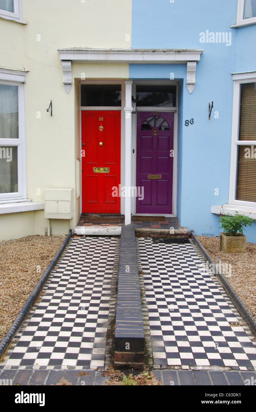 Red checkered tiles hi-res stock photography and images - Alamy