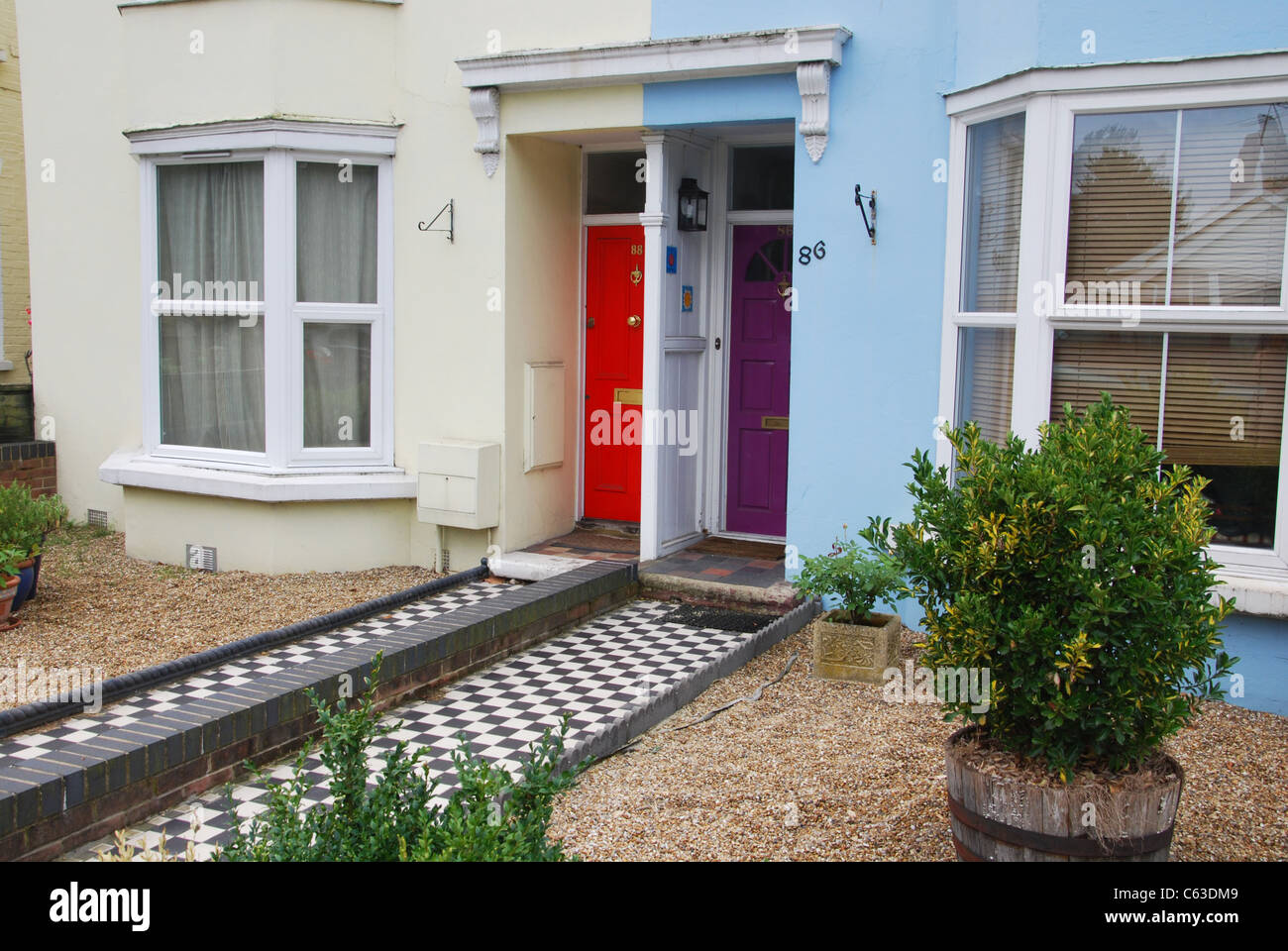 Red checkered tiles hi-res stock photography and images - Alamy