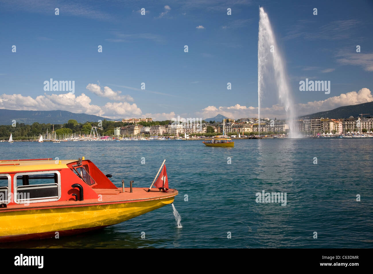Water taxi in Geneva Stock Photo - Alamy