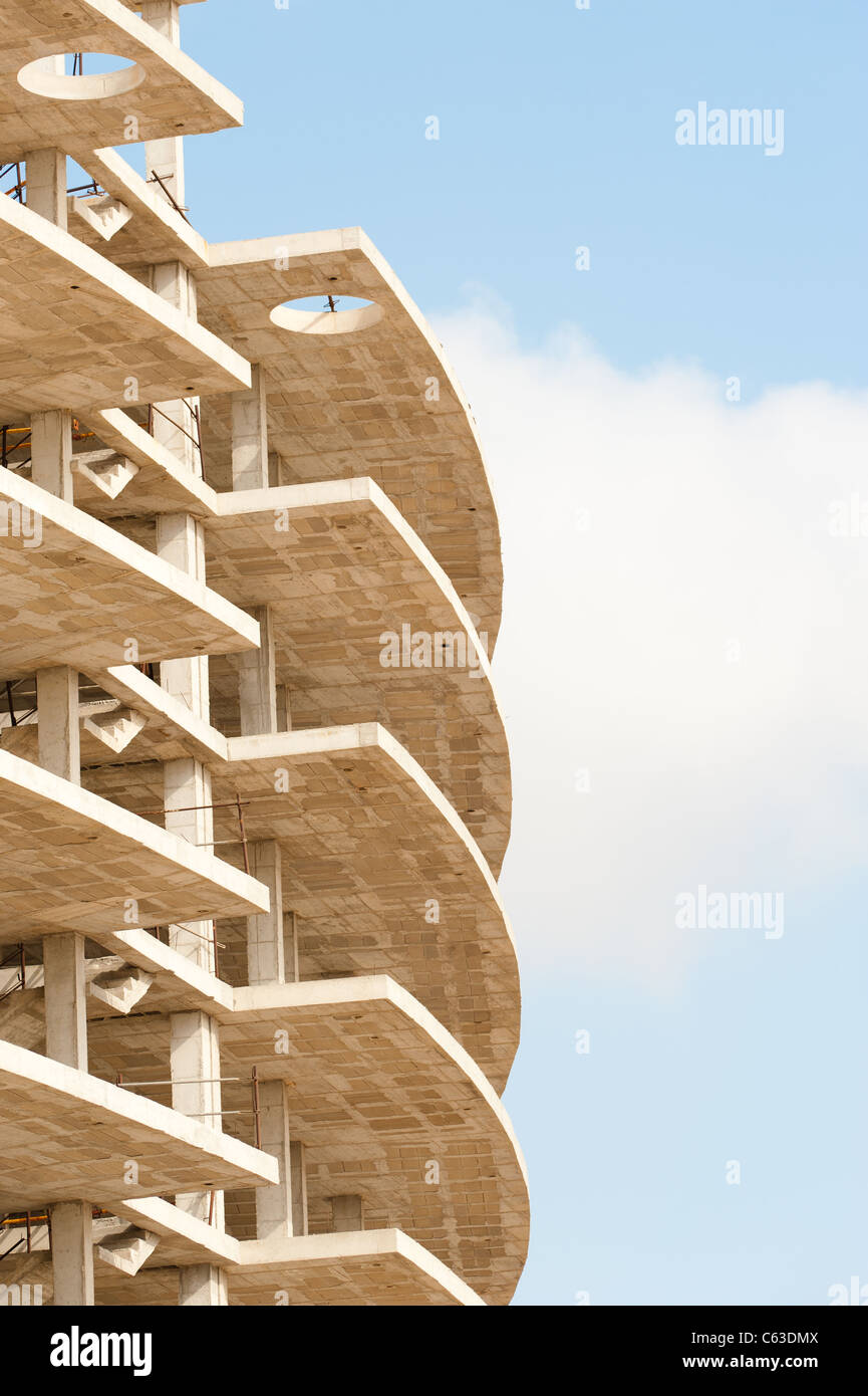 Unfinished building structure Stock Photo - Alamy