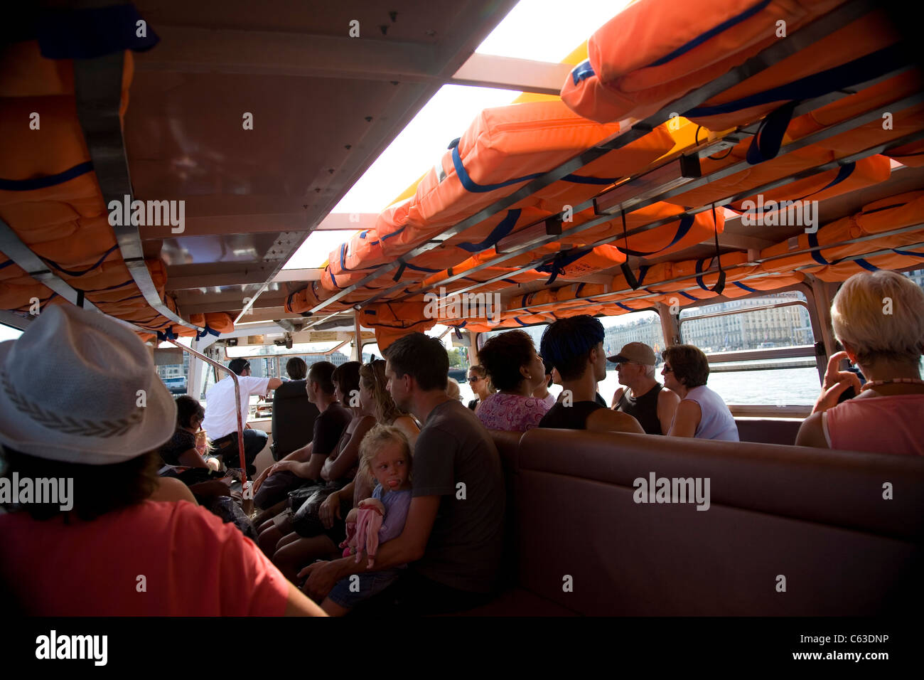 Water taxi in Geneva Stock Photo - Alamy