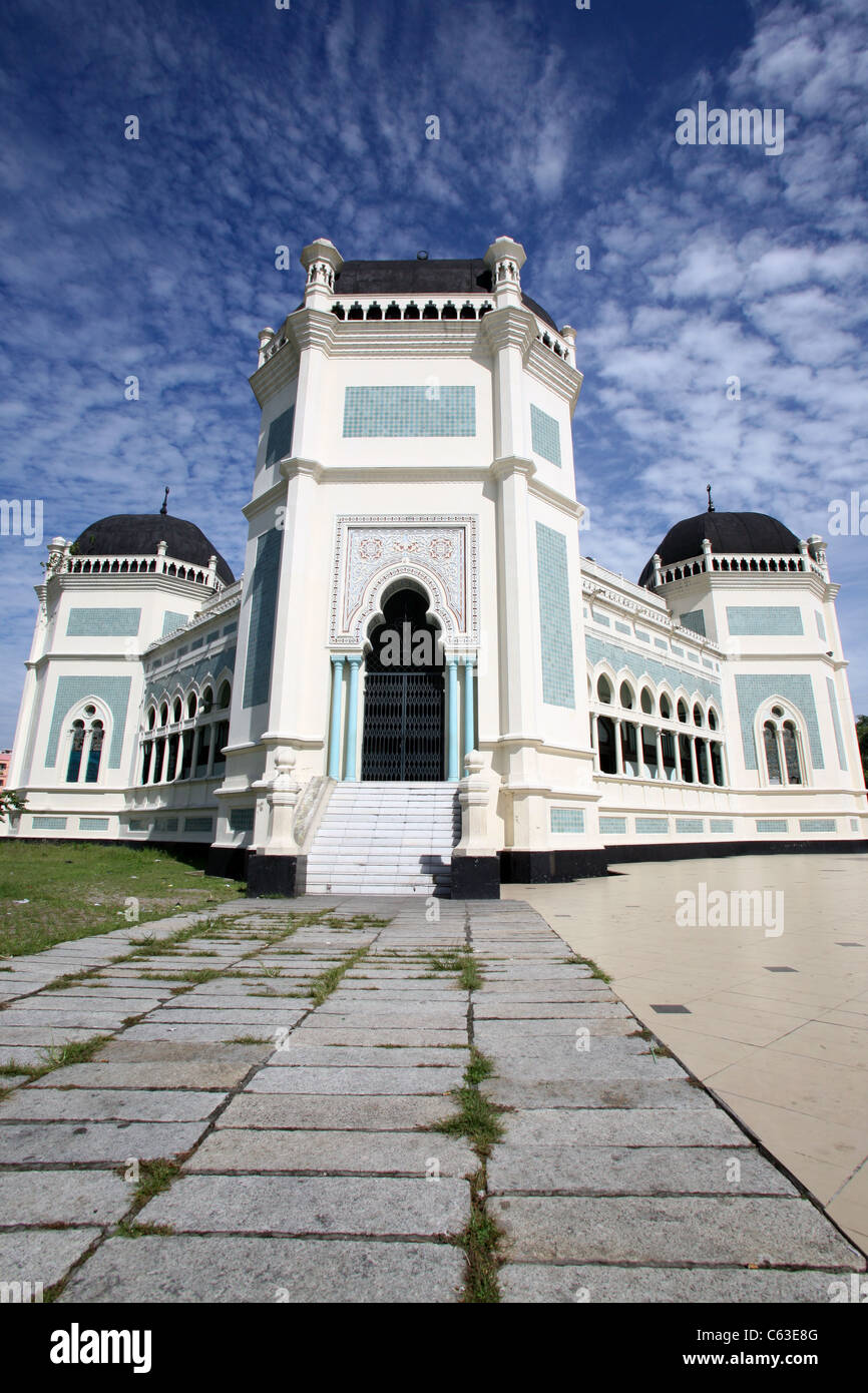 Mesjid Raya Medan Mosque, Medan, North Sumatra, Sumatra, Indonesia ...