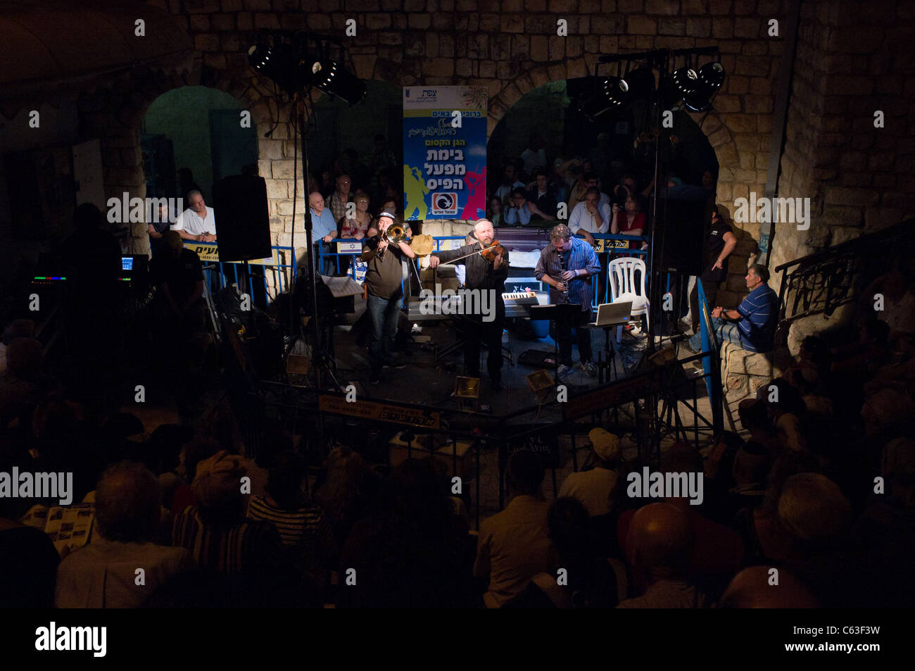 Klezmer musicians play Jewish soul music for the crowds in the 24th Int ...