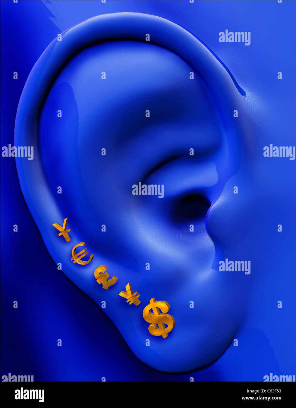 Ear graphics hi-res stock photography and images - Alamy