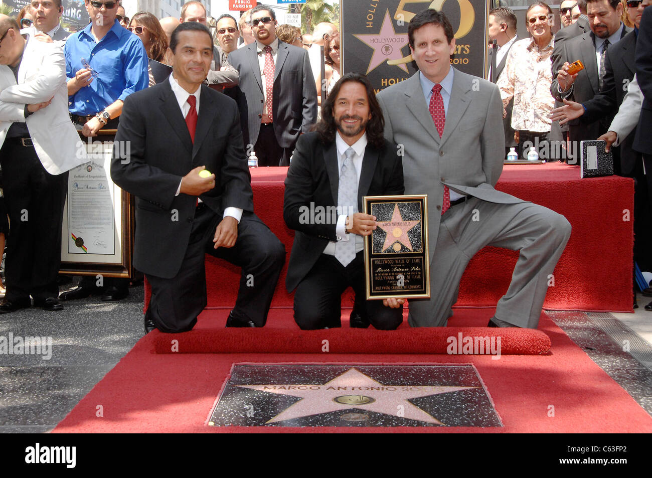 Antonio Villaraigosa, Marco Antonio Solis, Zach Horowitz at the ...