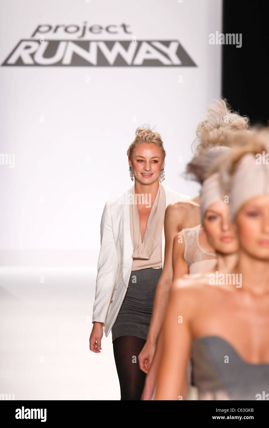 April Johnston in attendance for PROJECT RUNWAY Season 8 Finale Show ...