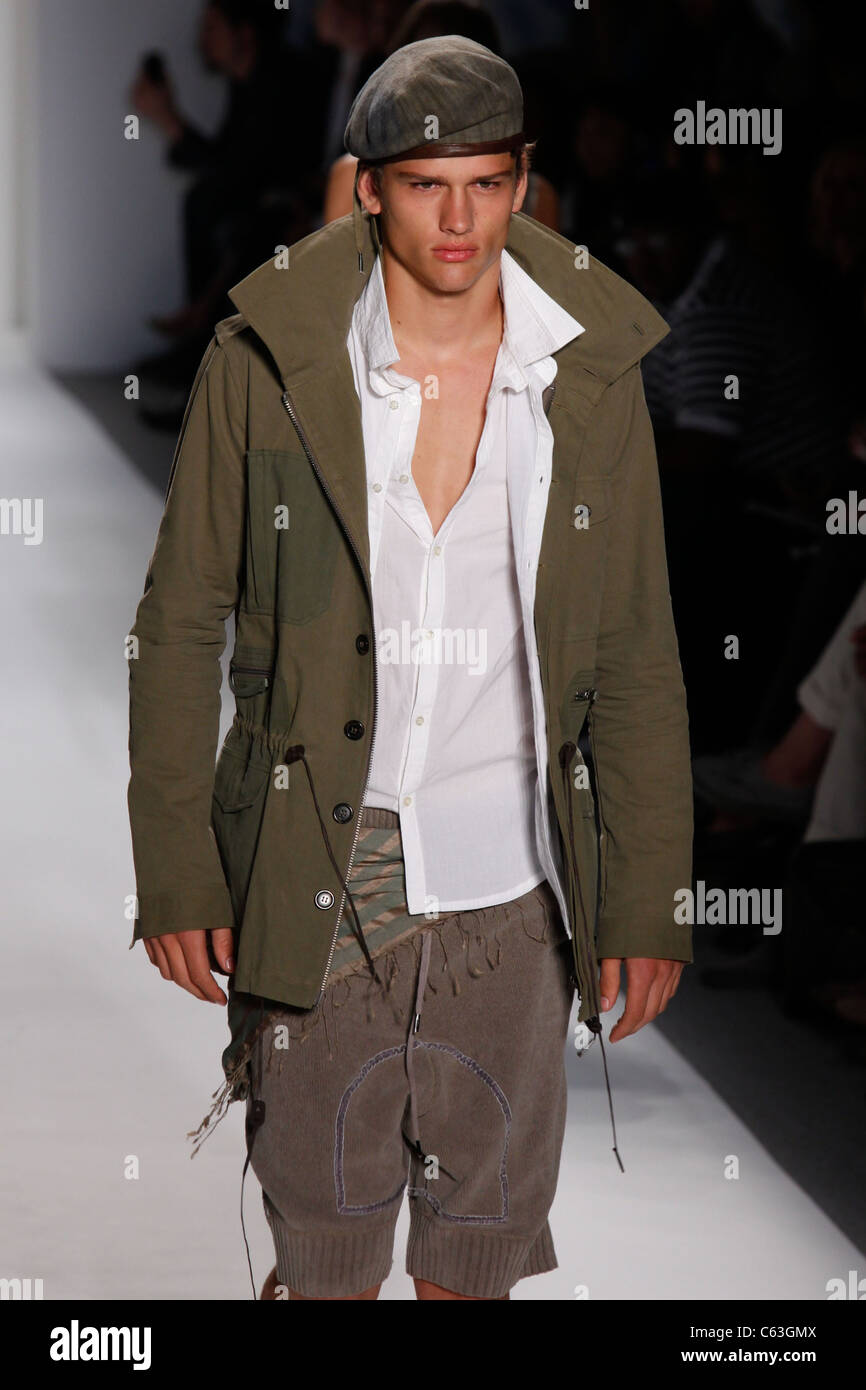 Runway model on the runway for Nicholas K Spring/Summer 2011 Fashion ...
