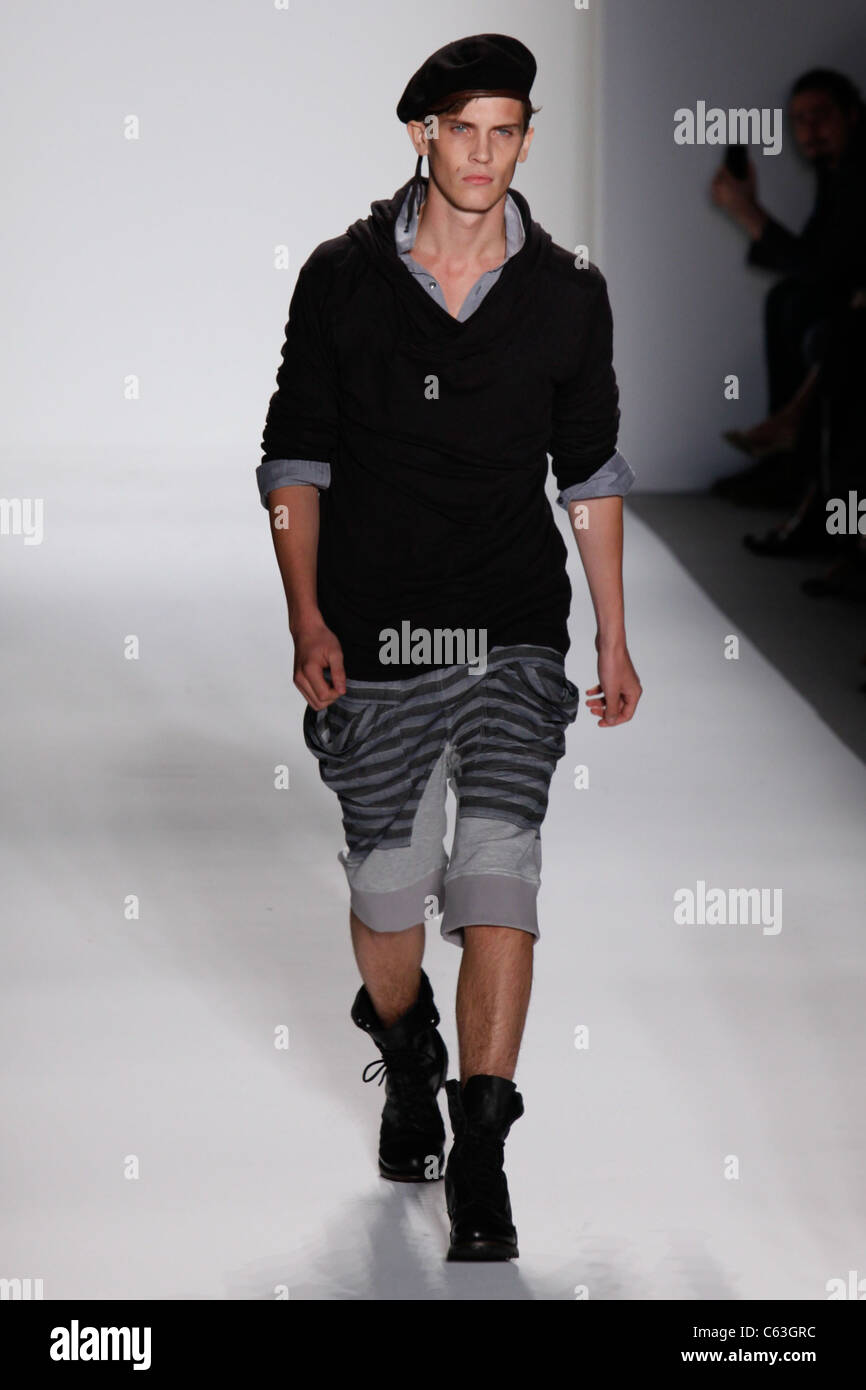 Runway model on the runway for Nicholas K Spring/Summer 2011 Fashion ...