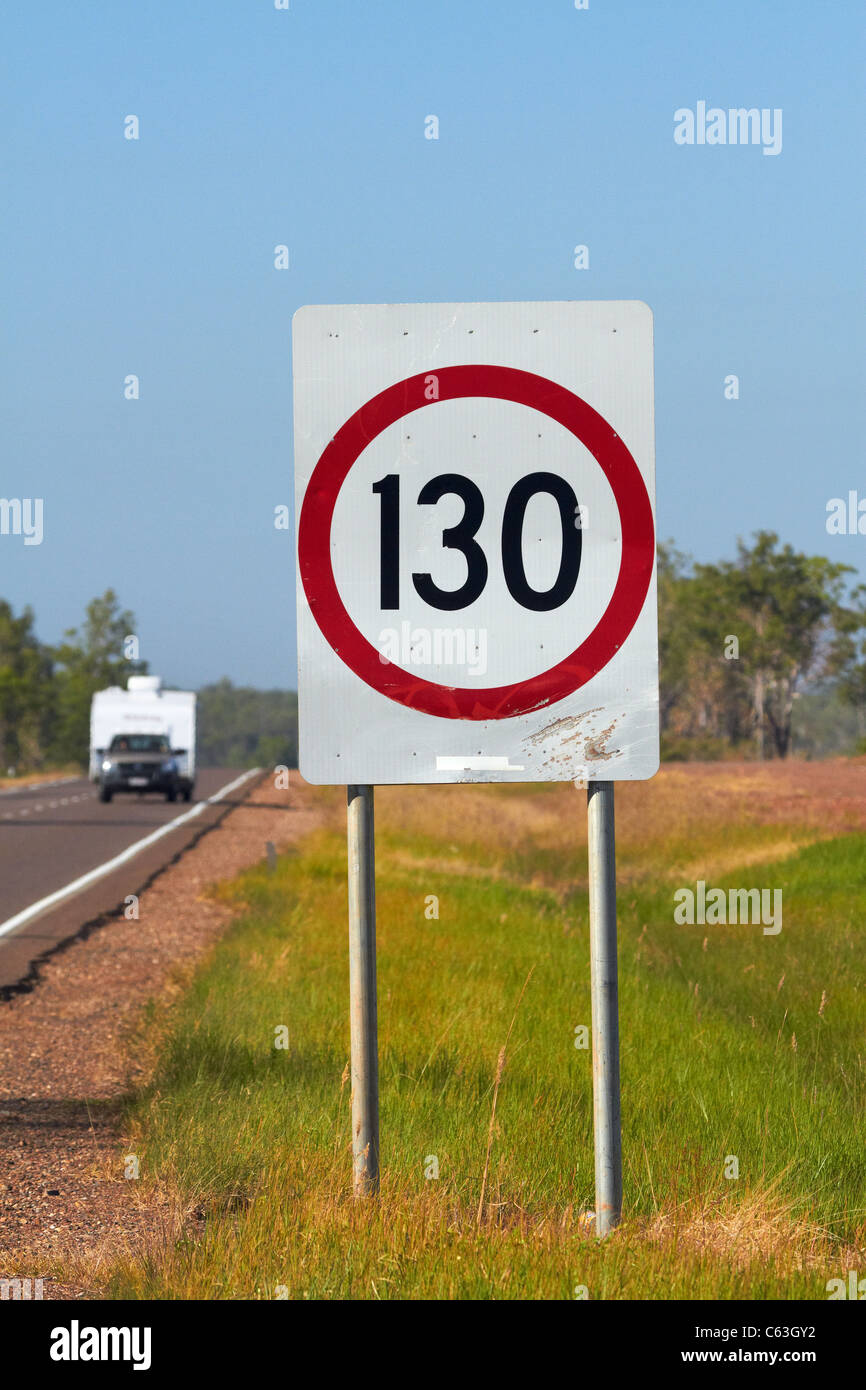 Speed sign australia hi-res stock photography and images - Alamy