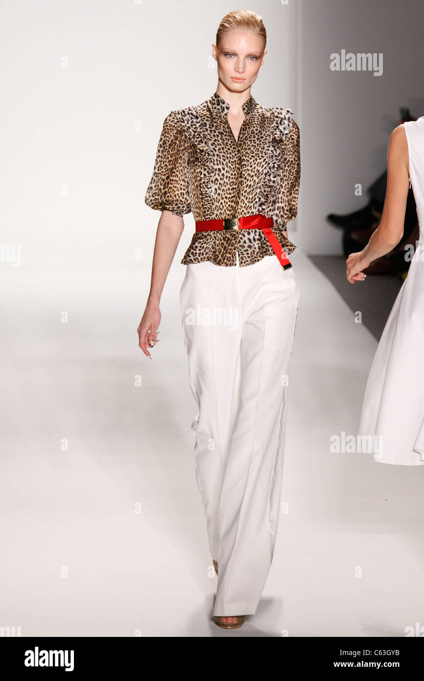 Runway model on the runway for Ruffian Spring/Summer 2011 Fashion ...