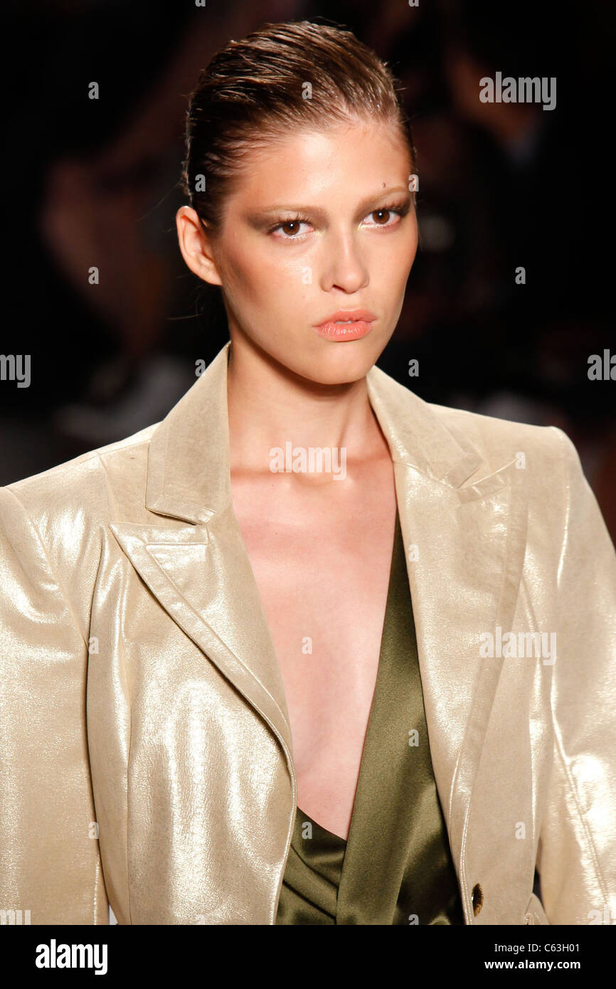 Runway model on the runway for Ruffian Spring/Summer 2011 Fashion ...