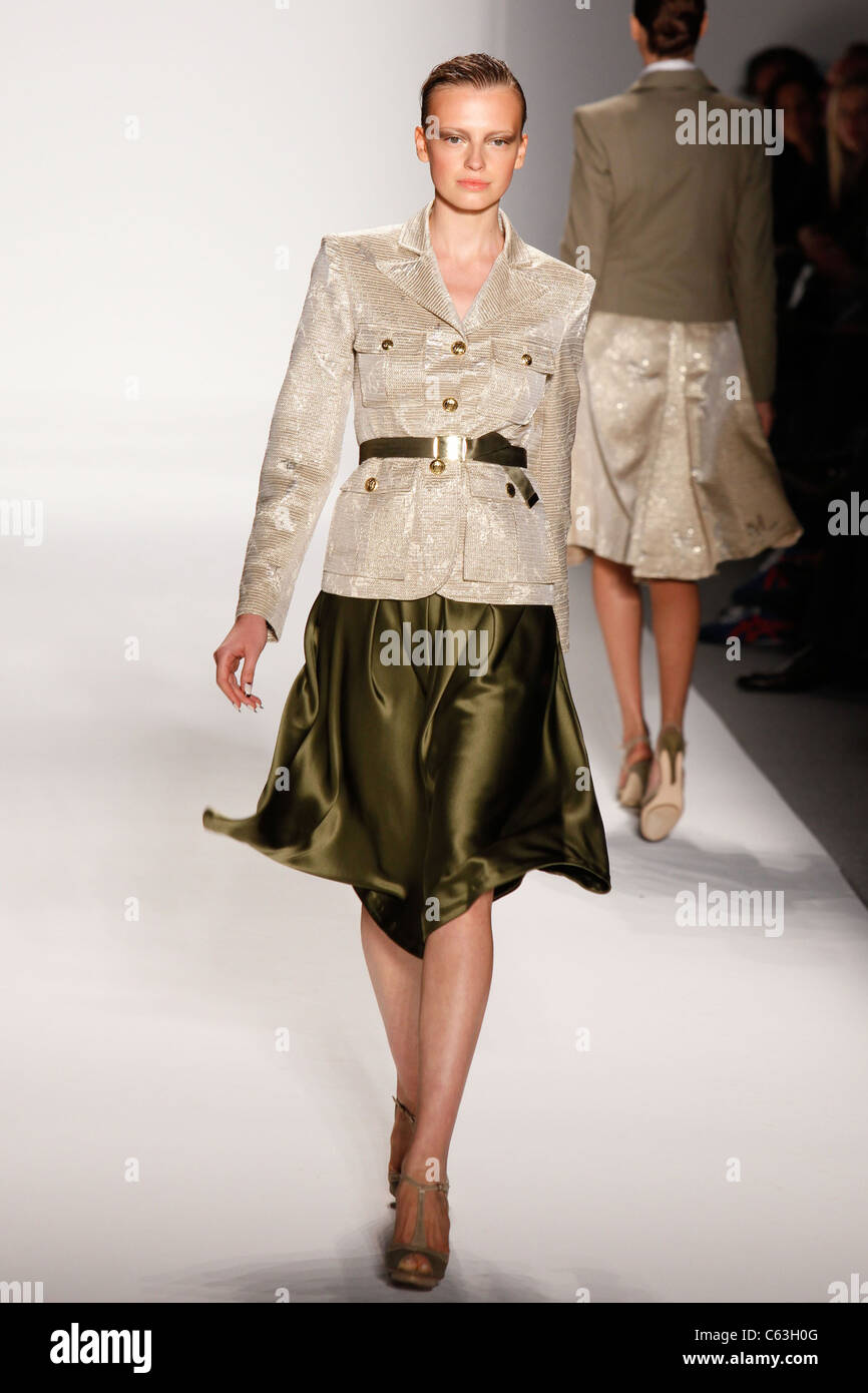Runway model on the runway for Ruffian Spring/Summer 2011 Fashion ...