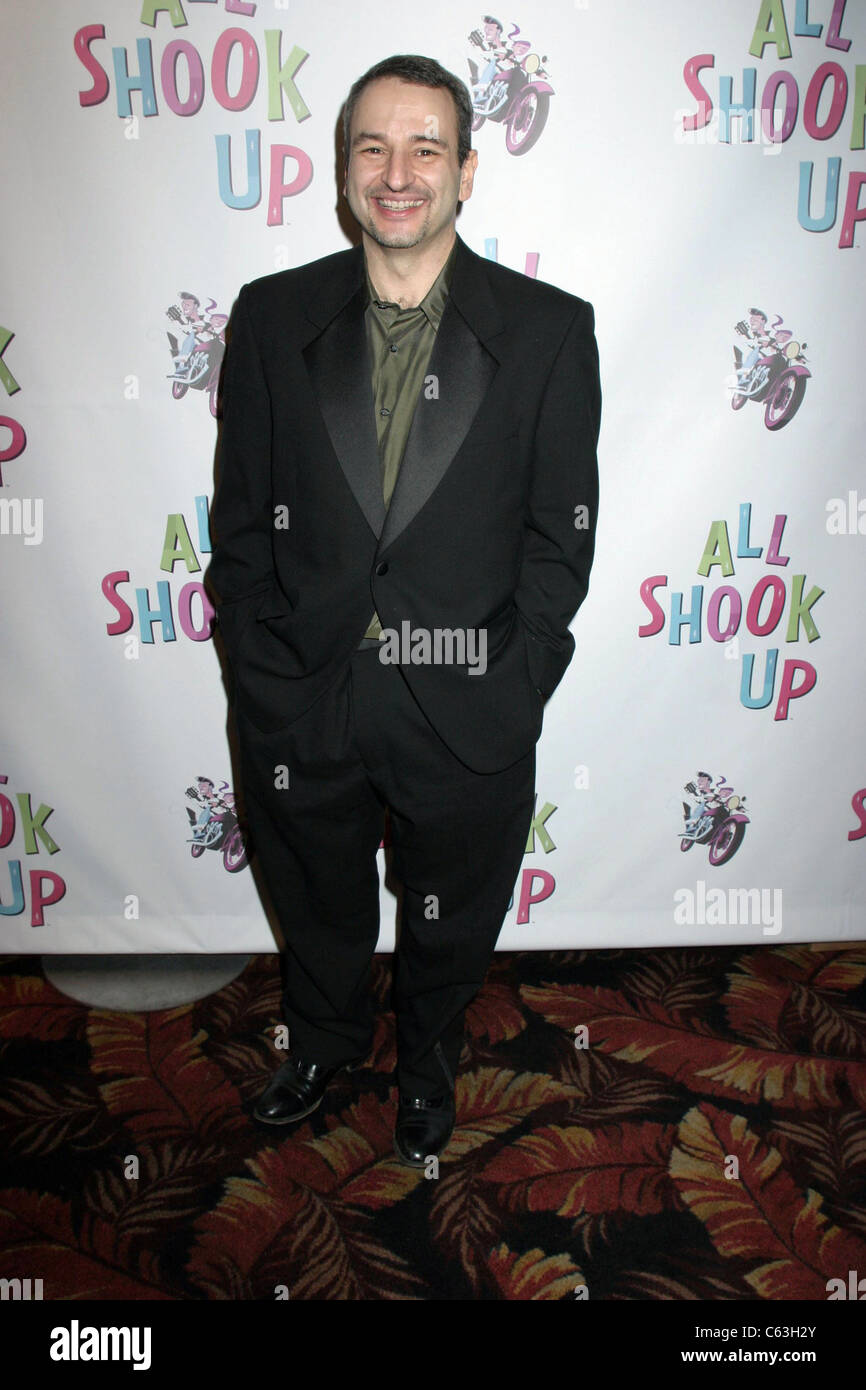 Joe DiPietro at the after-party for Opening Night of Elvis Presley ...