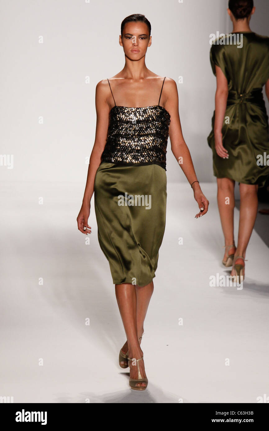 Runway model on the runway for Ruffian Spring/Summer 2011 Fashion ...