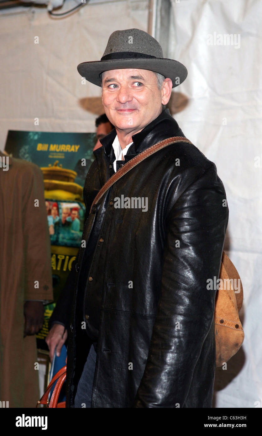 Bill Murray at the premiere of THE LIFE AQUATIC WITH STEVE ZISSOU at ...