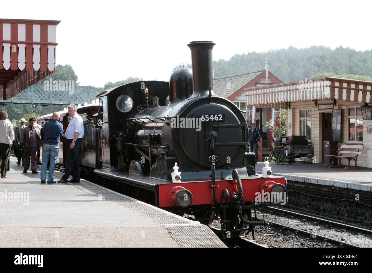 J15 Steam Locomotive, North Norfolk Railway, UK. Weybourne Station ...