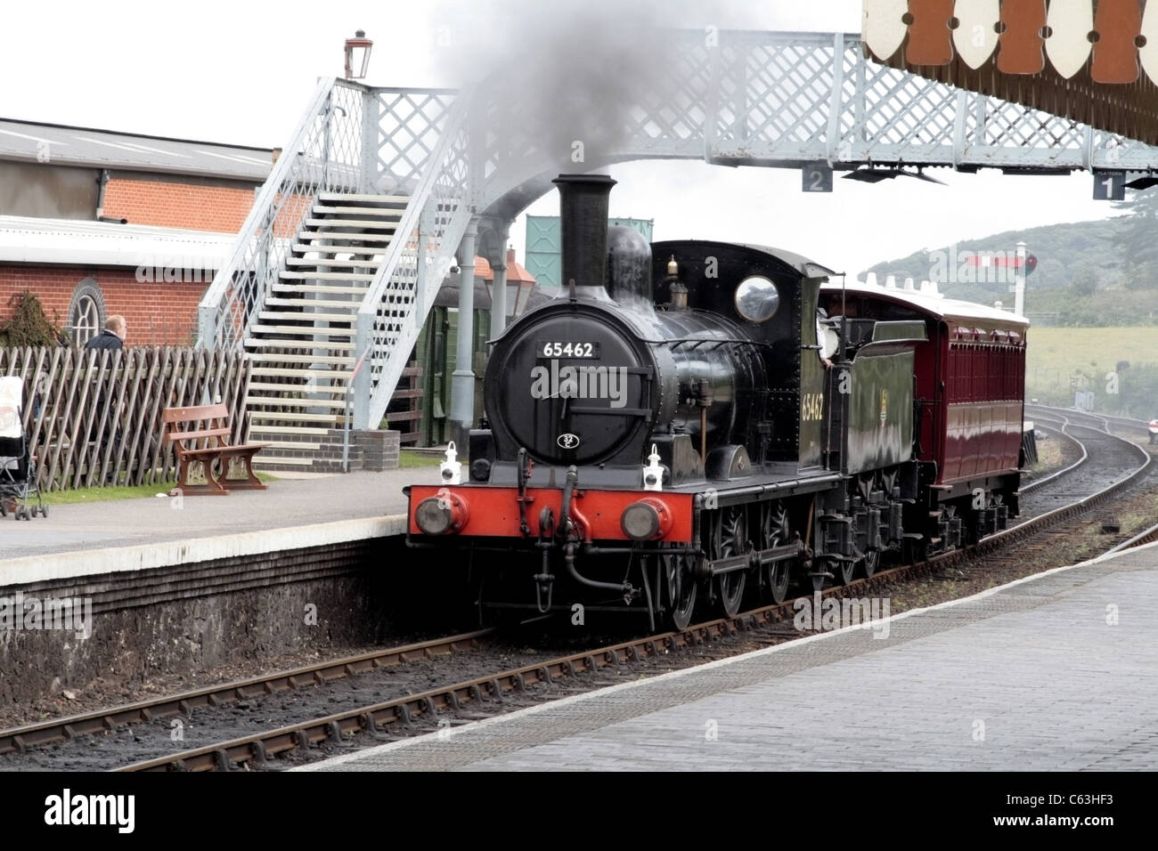 Lner 7564 br 65462 wisbech upwell composite tramcar no 7 hi-res stock ...