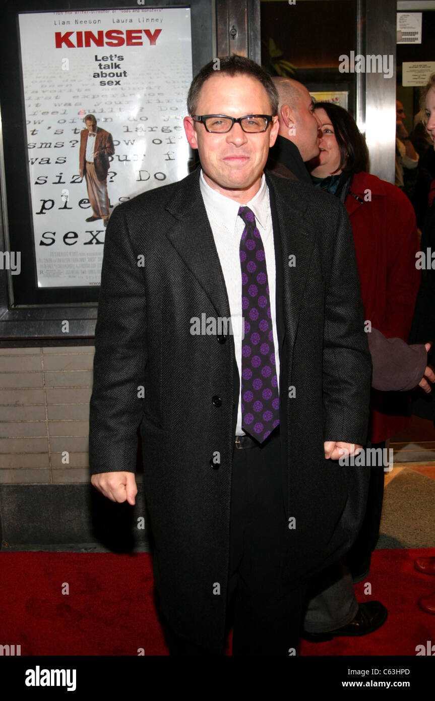 Bill Condon at the premiere of KINSEY held at Beekham Theater, New York ...