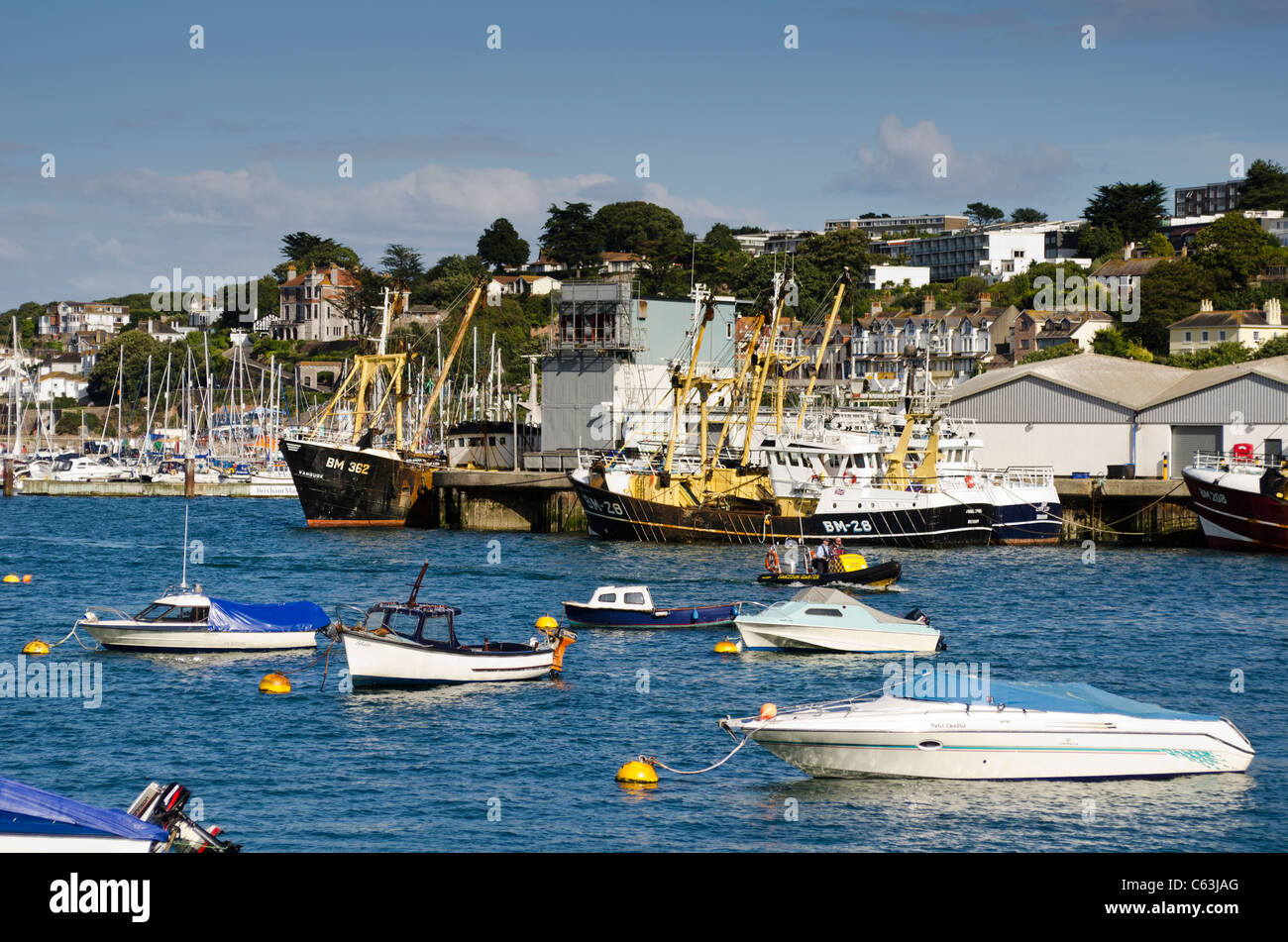 Brixham Harbour, Devon, UK Stock Photo - Alamy