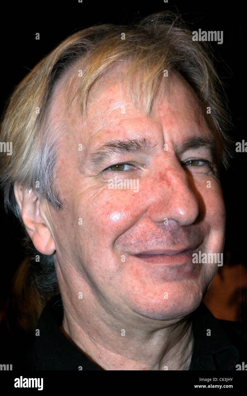 Alan Rickman at the Pre-Emmy reception at Spago's restaurant, Beverly ...