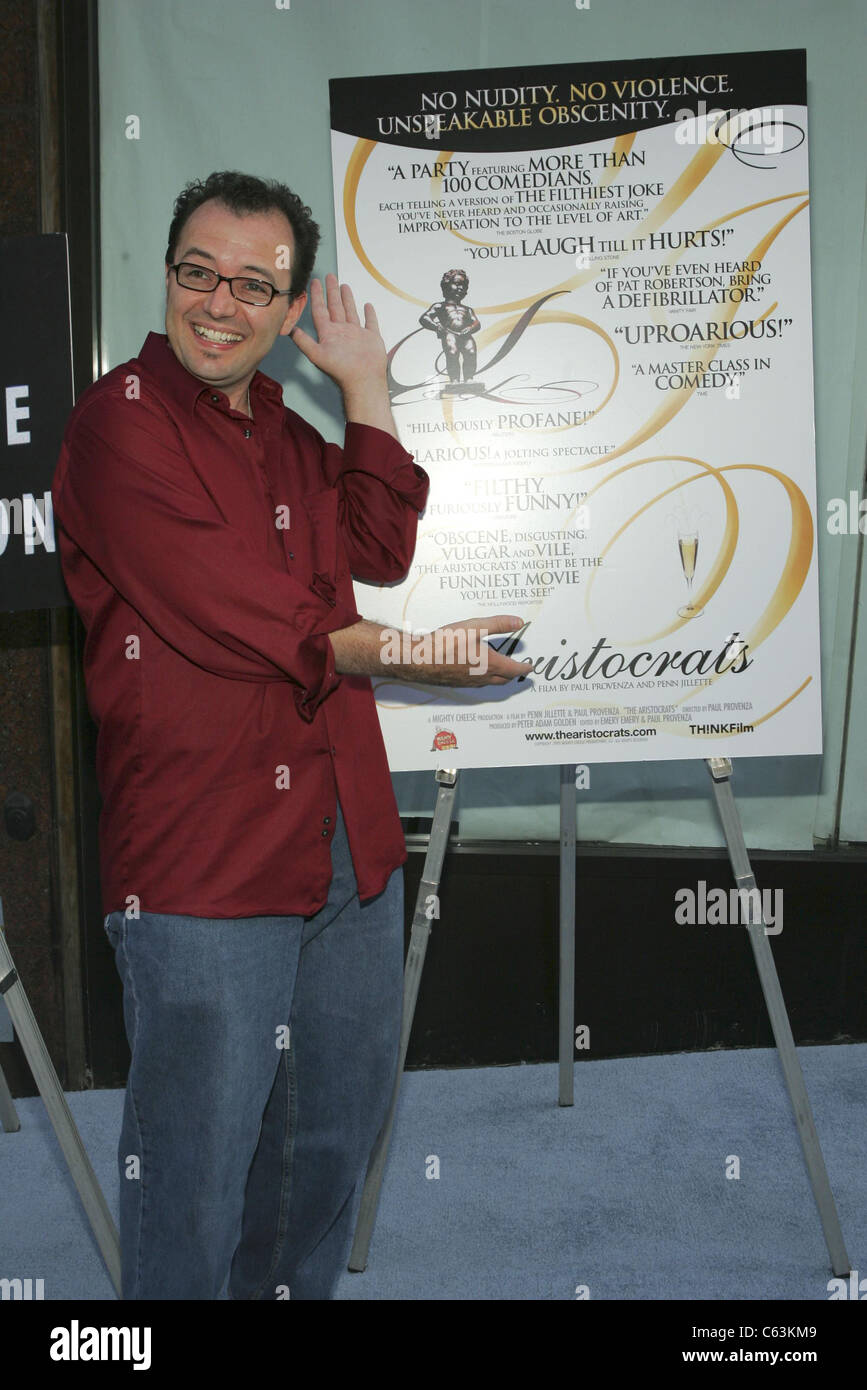 Eric Mead at arrivals for THE ARISTOCRATS Premiere, The Director’s ...