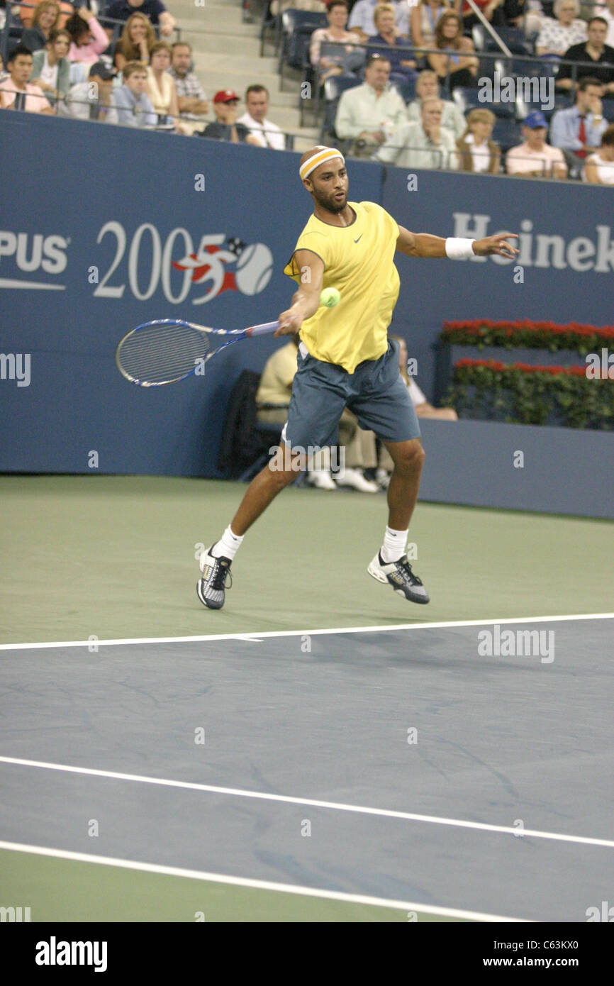 James Blake inside for U.S. Open Tennis Tournament, Arthur Ashe Stadium ...