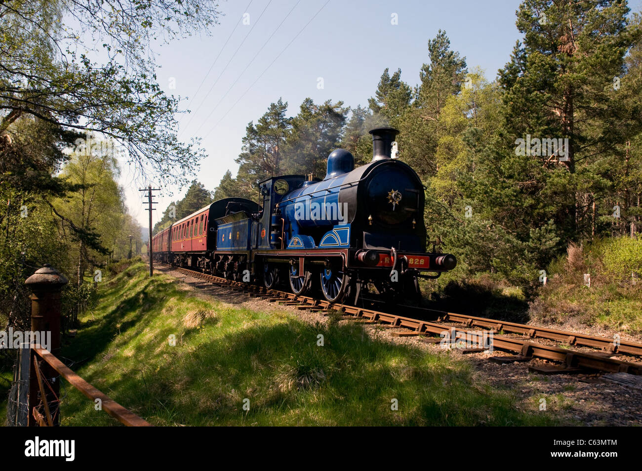caledonian railway steam locomotive 828,mcintosh 0-6-0, 812 class ...