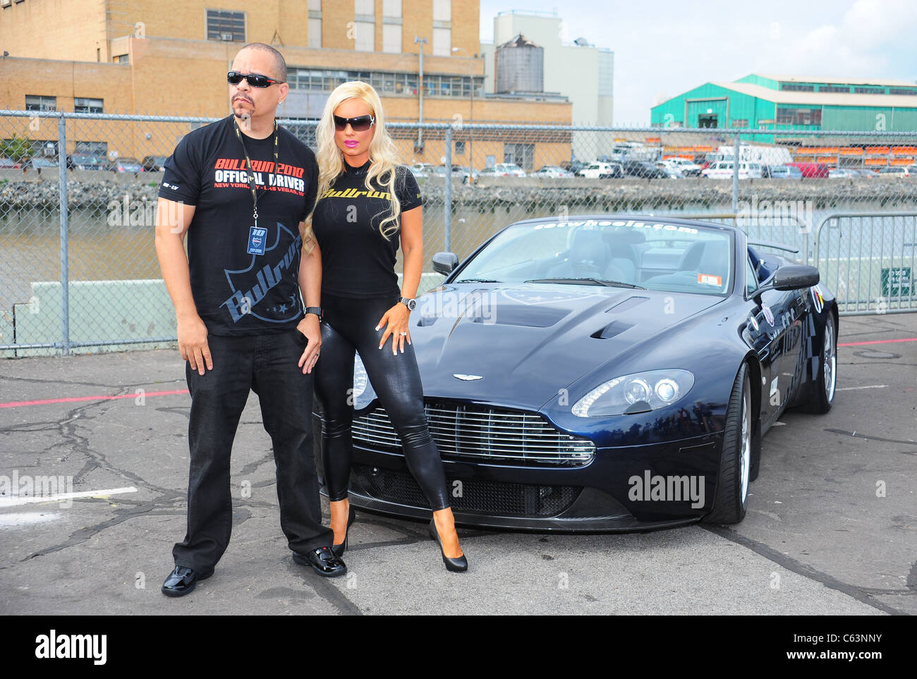 Ice T, Coco at a public appearance for The AMP Energy Bullrun Cross ...