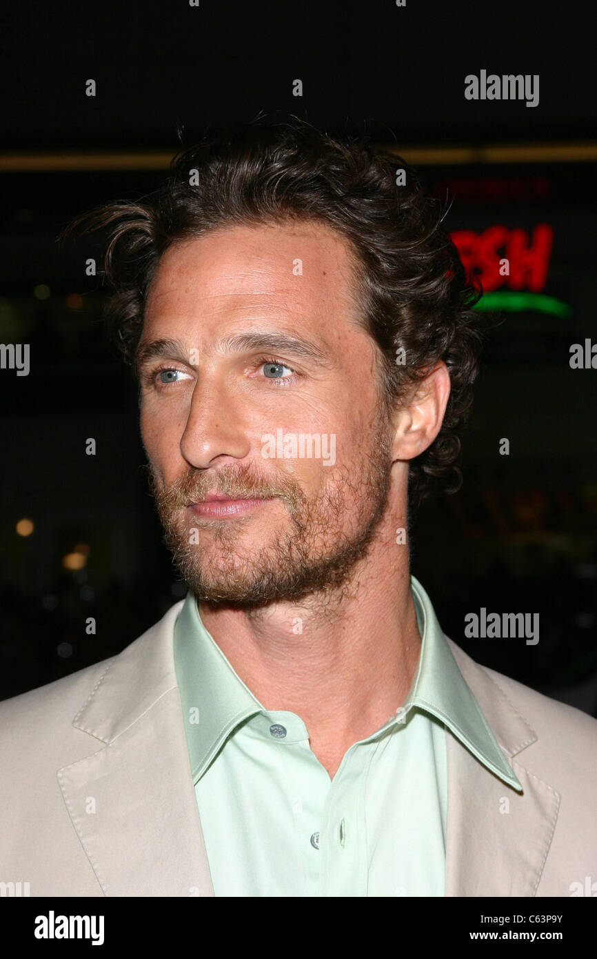 Matthew McConaughey at arrivals for SAHARA Premiere, Grauman's Chinese ...
