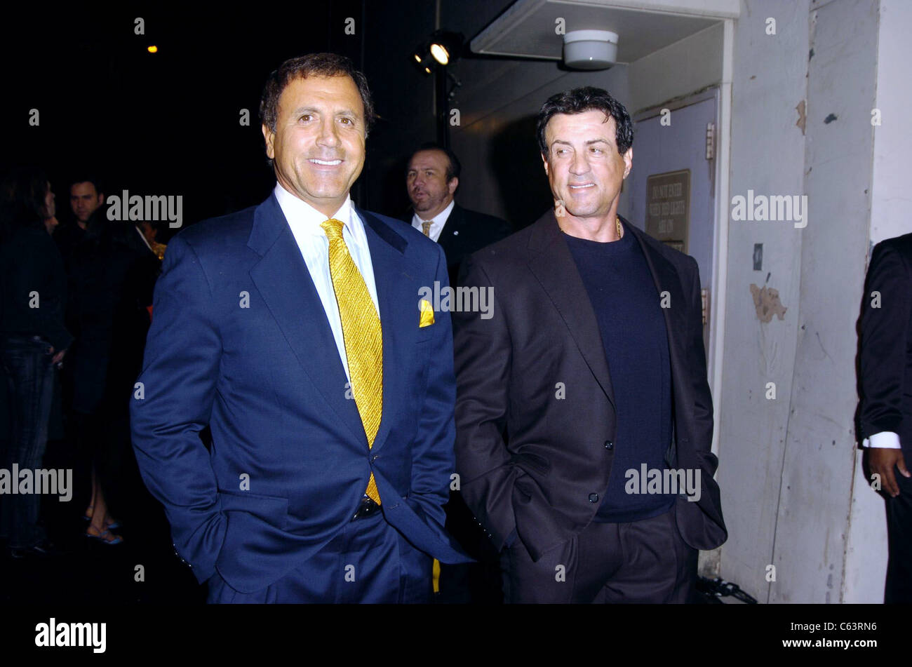 Frank Stallone and his brother actor Sylvester Stallone at the launch ...