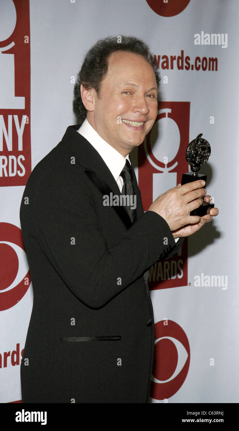 Billy Crystal in the press room for American Theatre Wing’s Antoinette ...
