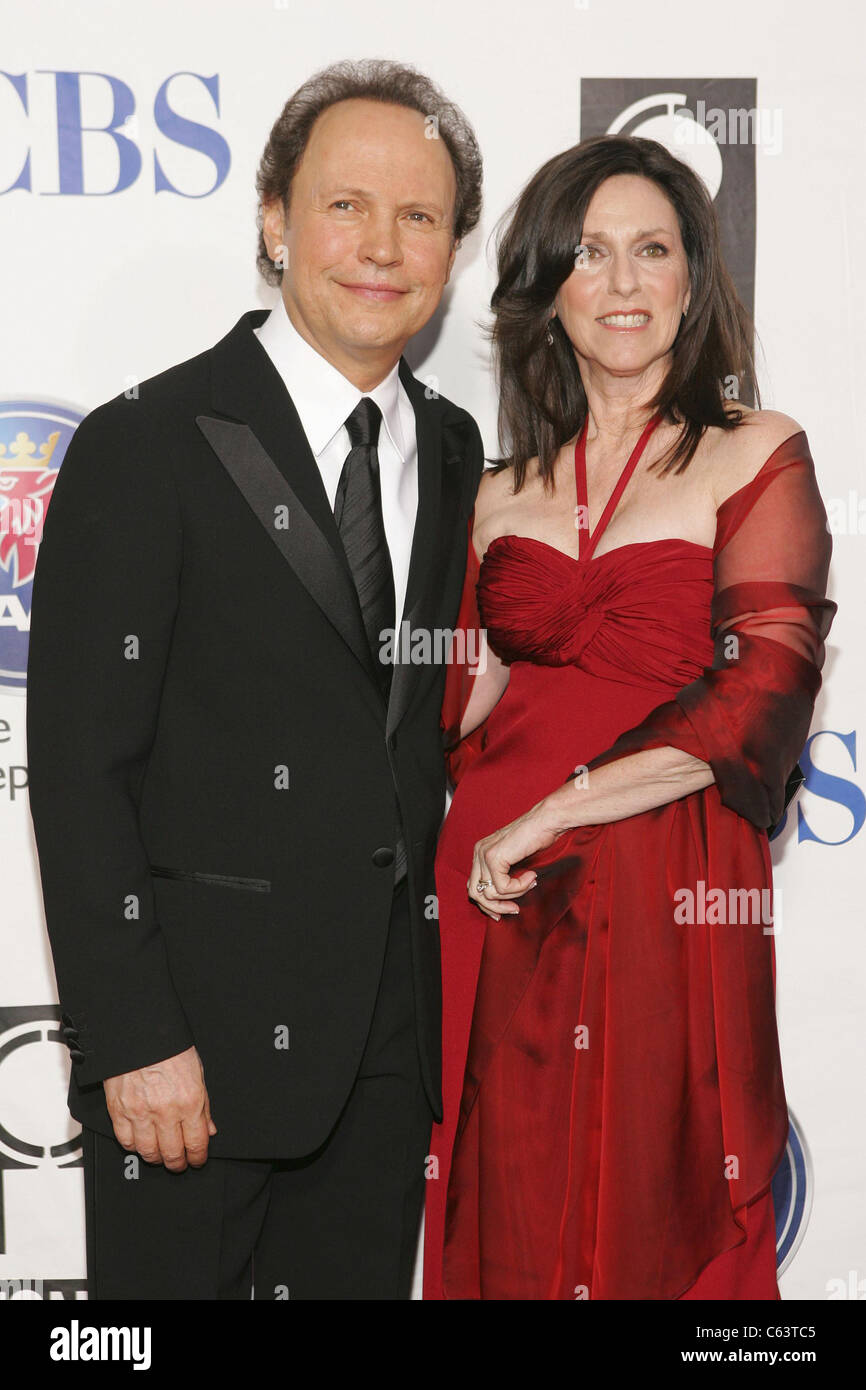 Billy Crystal, Janice Goldfinger at arrivals for American Theatre Wing ...