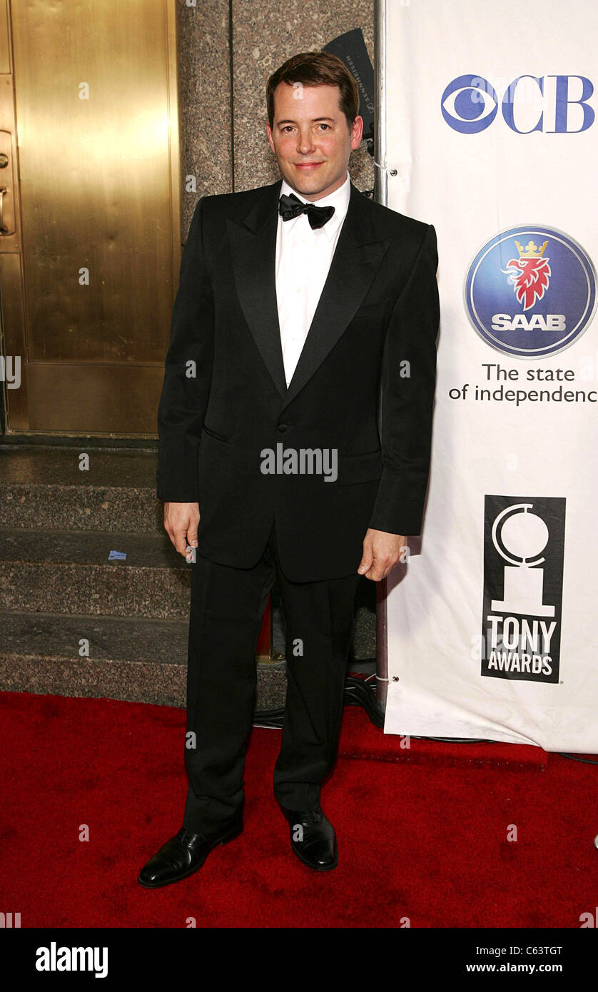 Matthew Broderick at arrivals for American Theatre Wing’s Antoinette ...