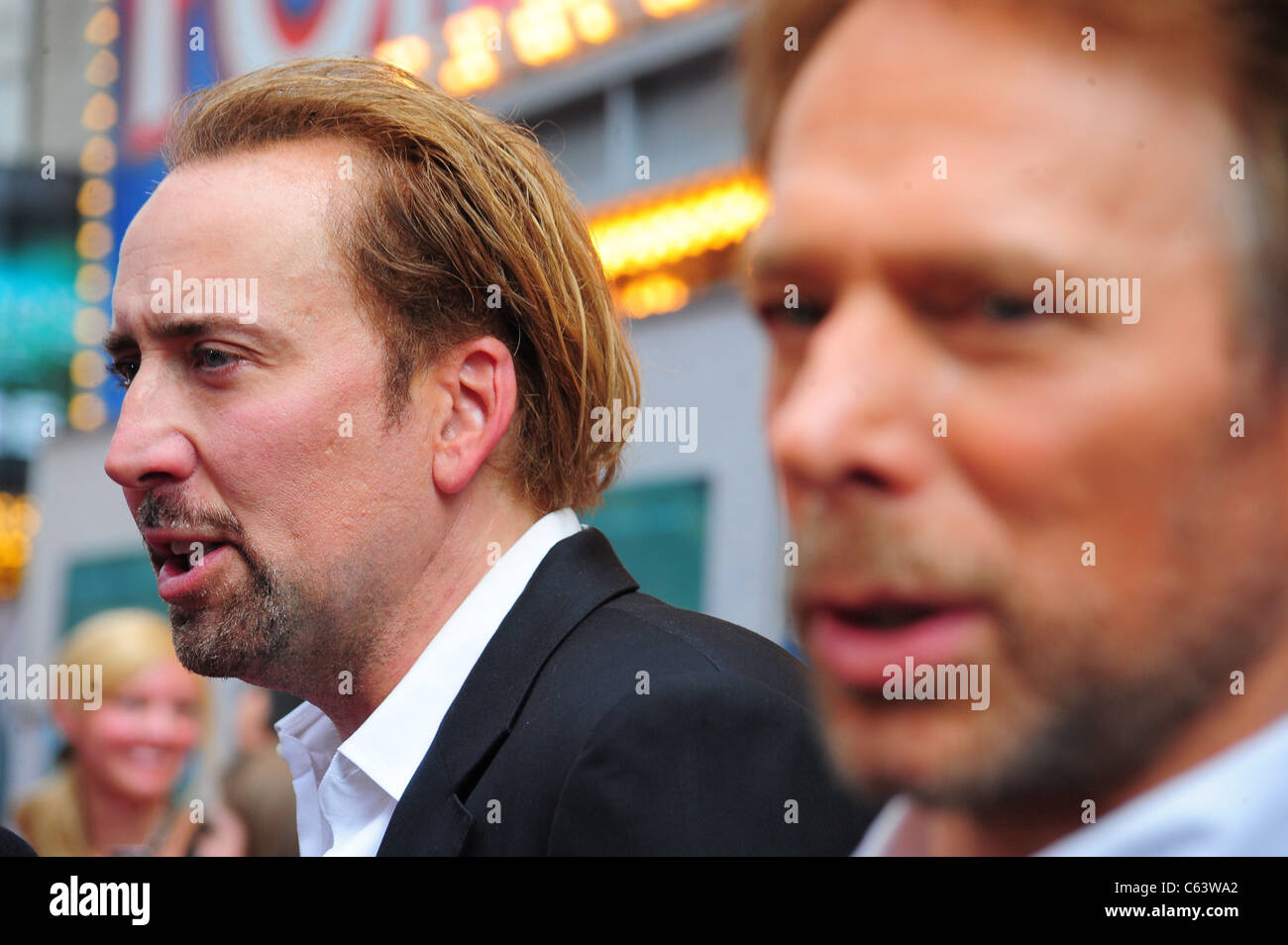 Nicolas Cage, Jerry Bruckheimer at arrivals for THE SORCERER'S ...