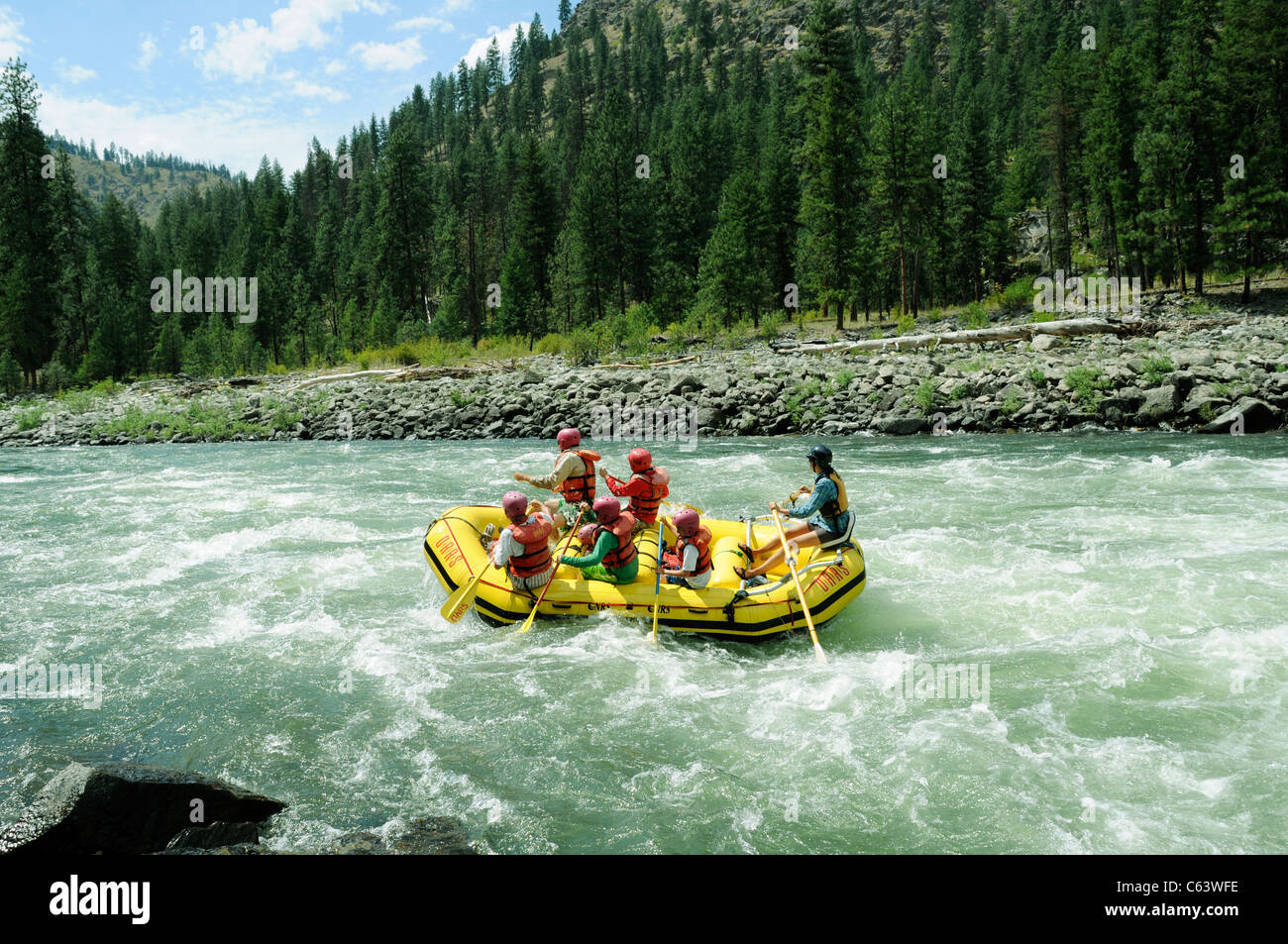 Rubber paddle boats, gear boat, dory and inflatable kayaks with the O.A ...