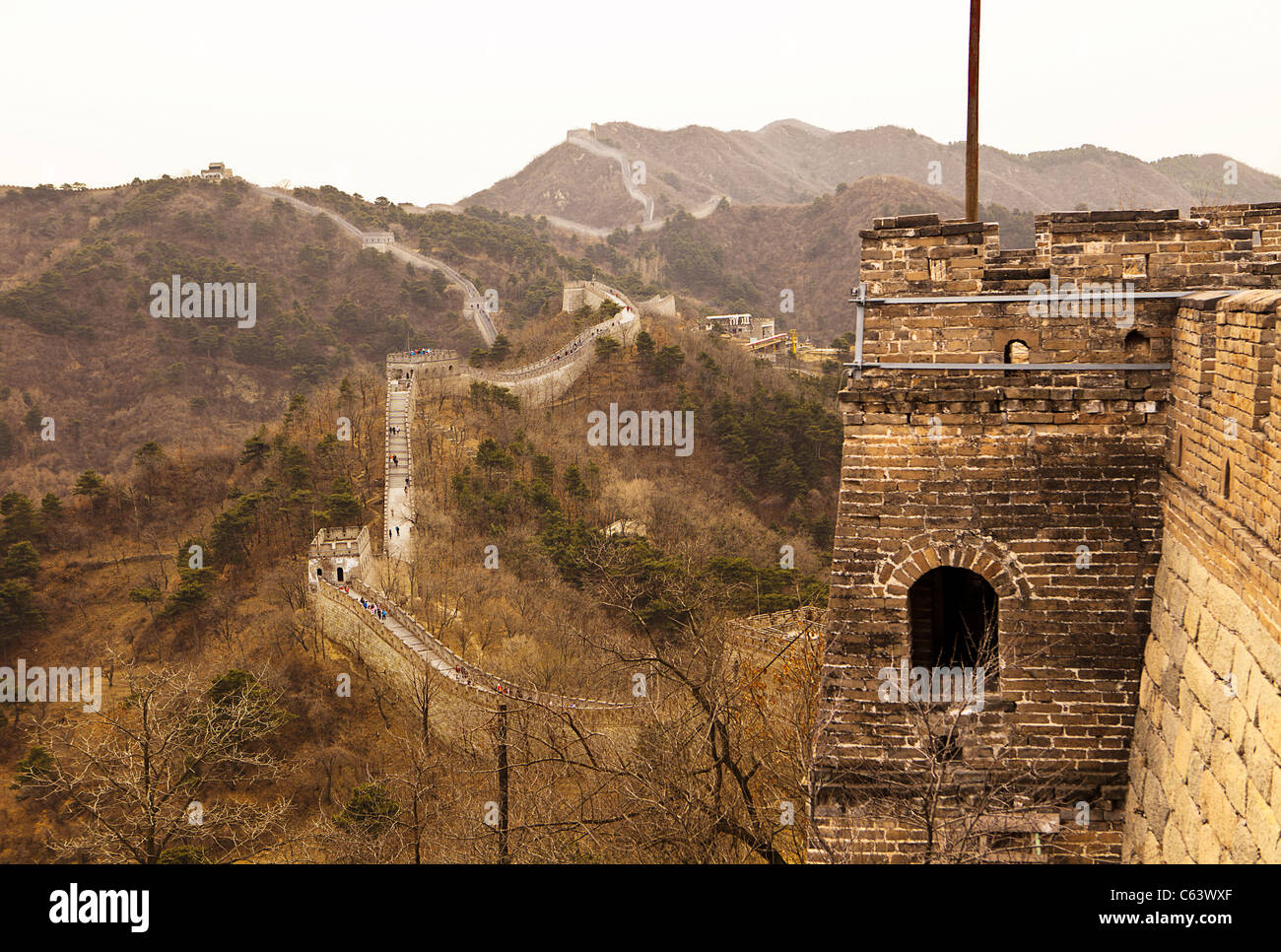 Great Wall of China at Mutianyu Stock Photo - Alamy