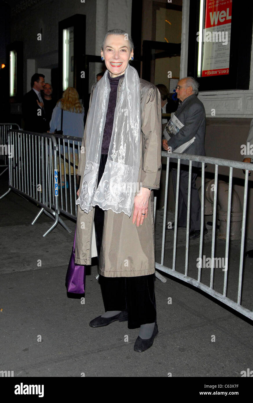 Marian Seldes at arrivals for WELL Opening Night on Broadway, Longacre ...