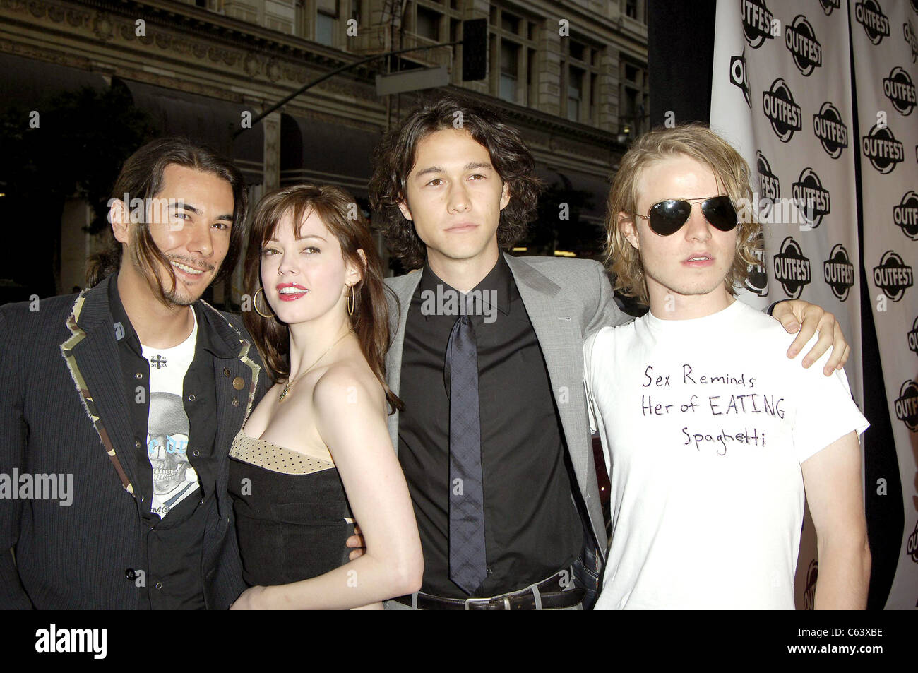 Jimmy Duval, Rose McGowan, Joseph Gordon-Levitt, Brady Corbet at ...