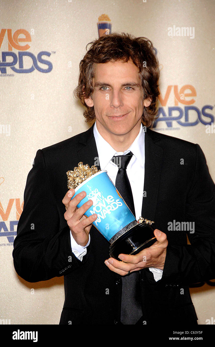Ben Stiller at arrivals for 2009 MTV Movie Awards - PRESS ROOM, Gibson ...